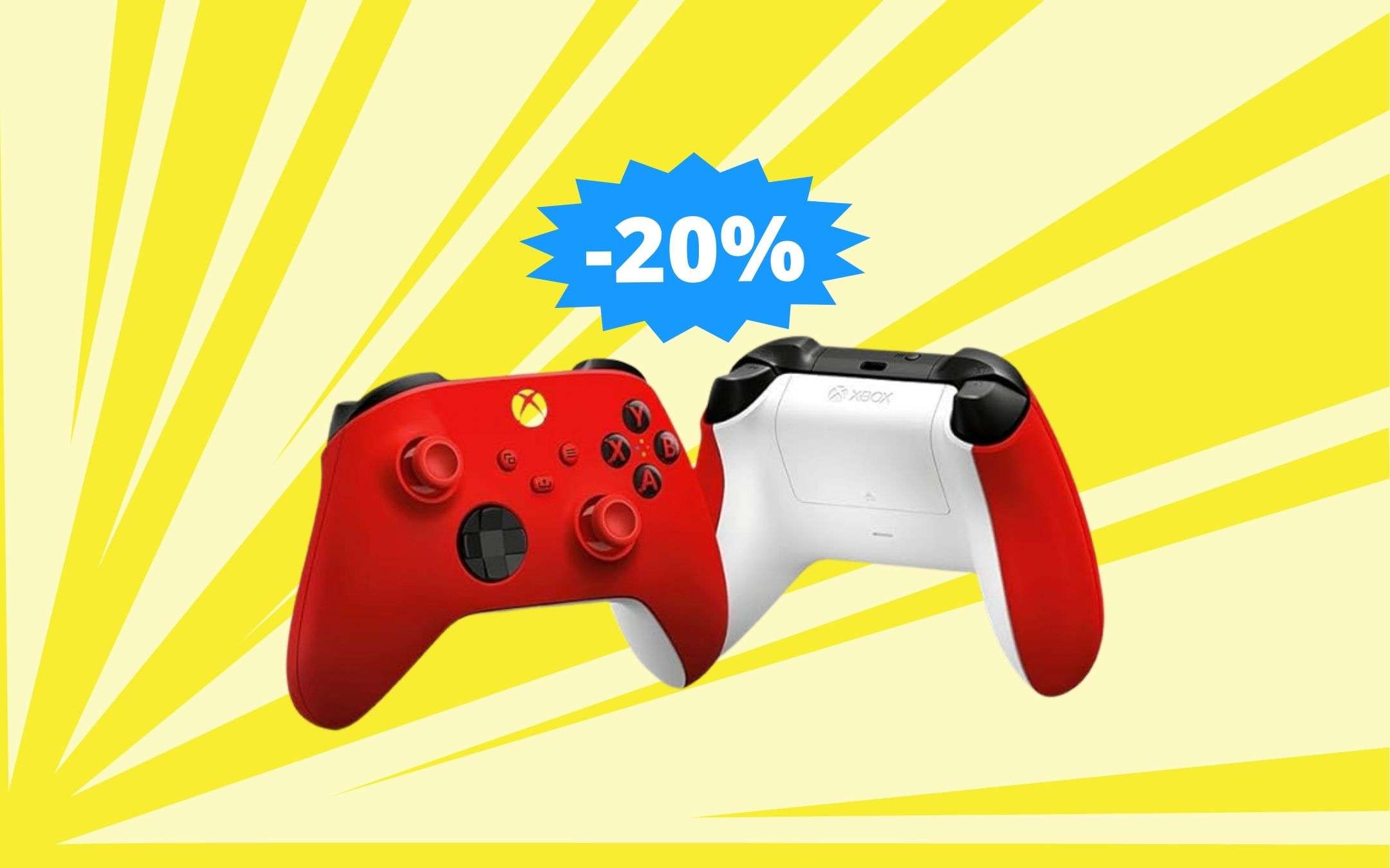 Controller Xbox Pulse Red: un'OCCASIONE da non perdere (-20%)