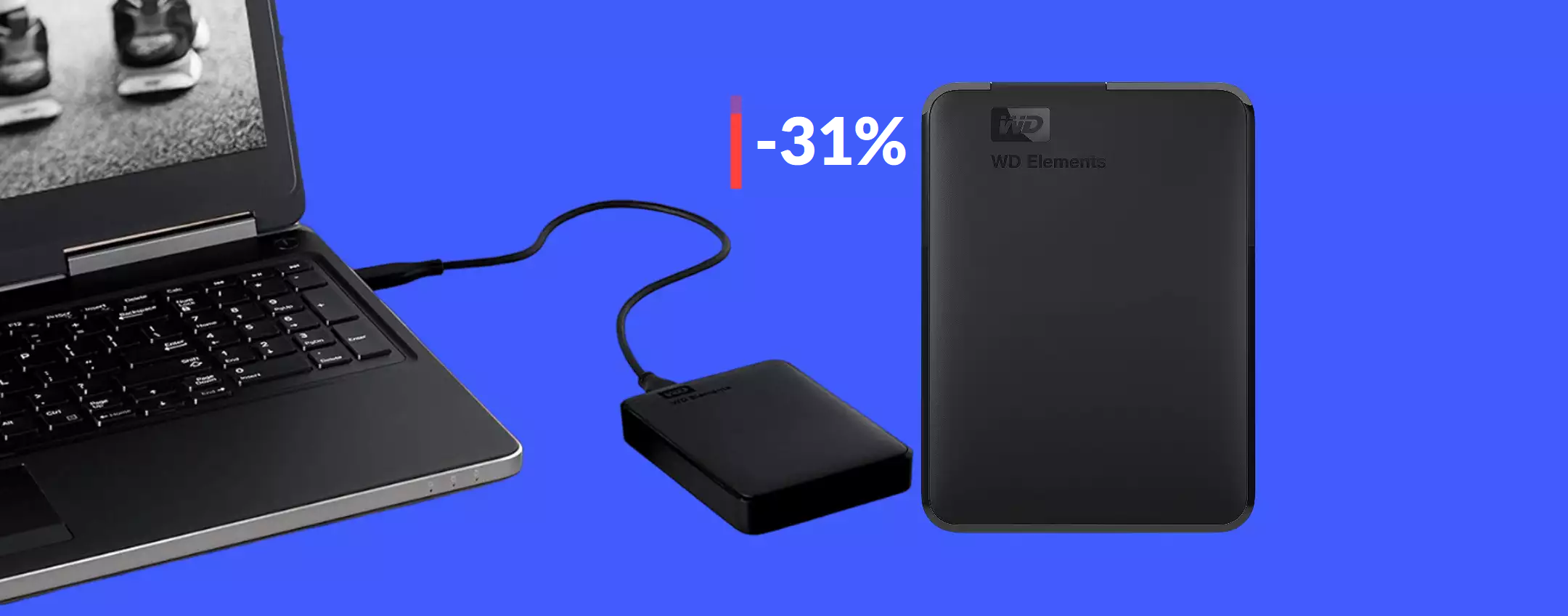 Hard disk esterno 5TB a prezzo disintegrato: bastano appena 124€