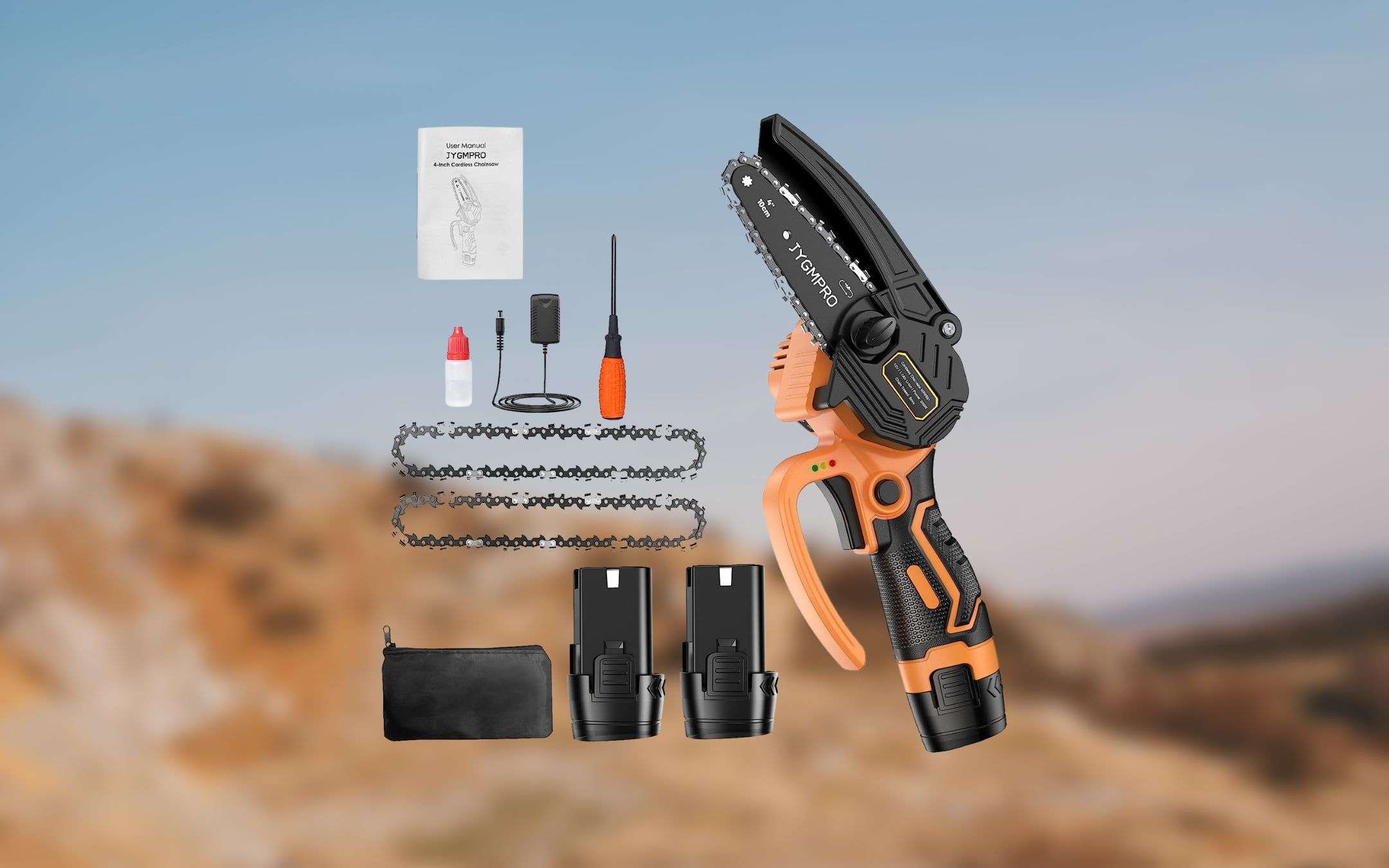Motosega con 2 batterie a 41€: versatile, POTENTE e compatta