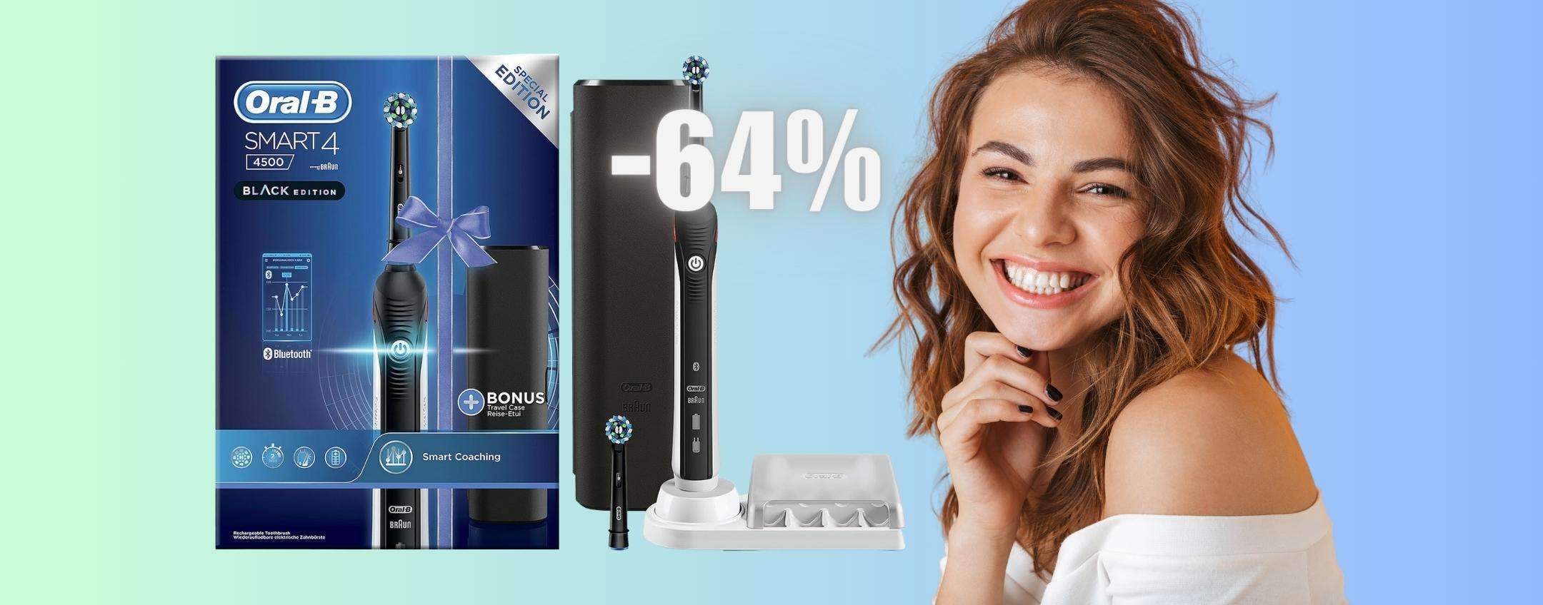 Oral-B Smart 4 4500: l'EPICO spazzolino elettrico a PREZZO BOMBA