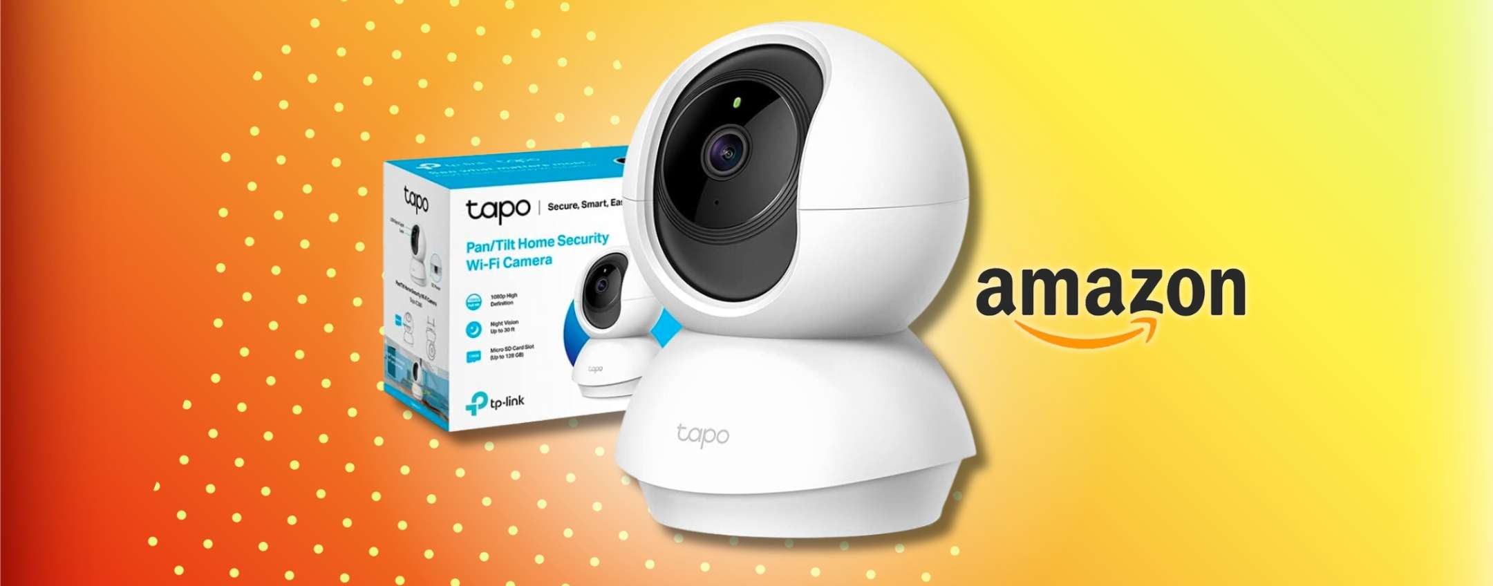 Telecamera WiFi Interno 1080p per CONTROLLARE casa come un regista