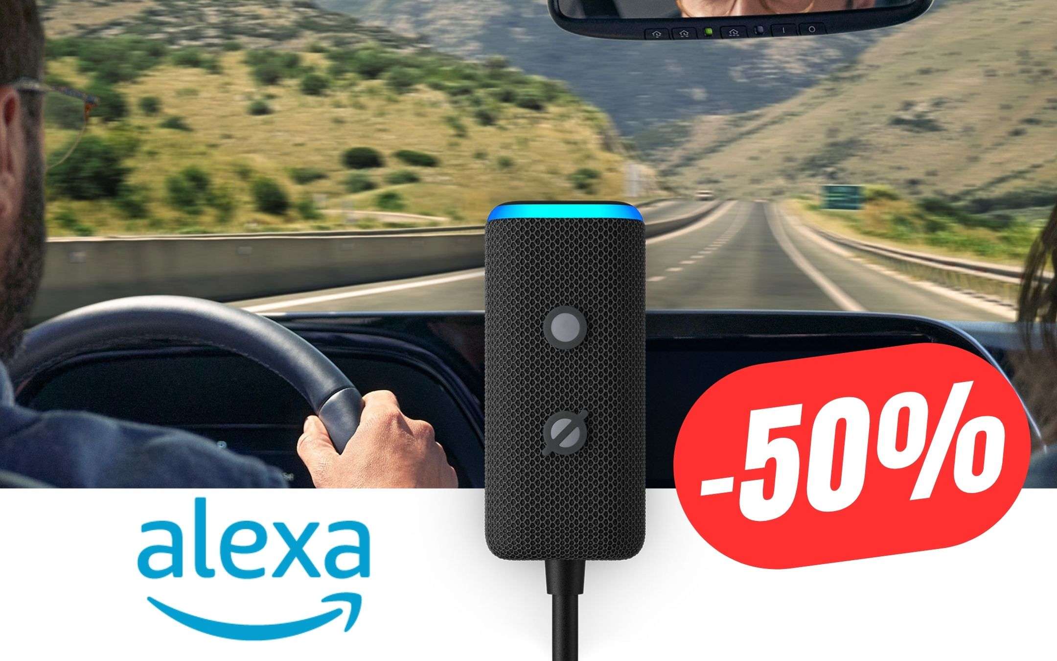 Porta Alexa in Auto e guida in sicurezza!