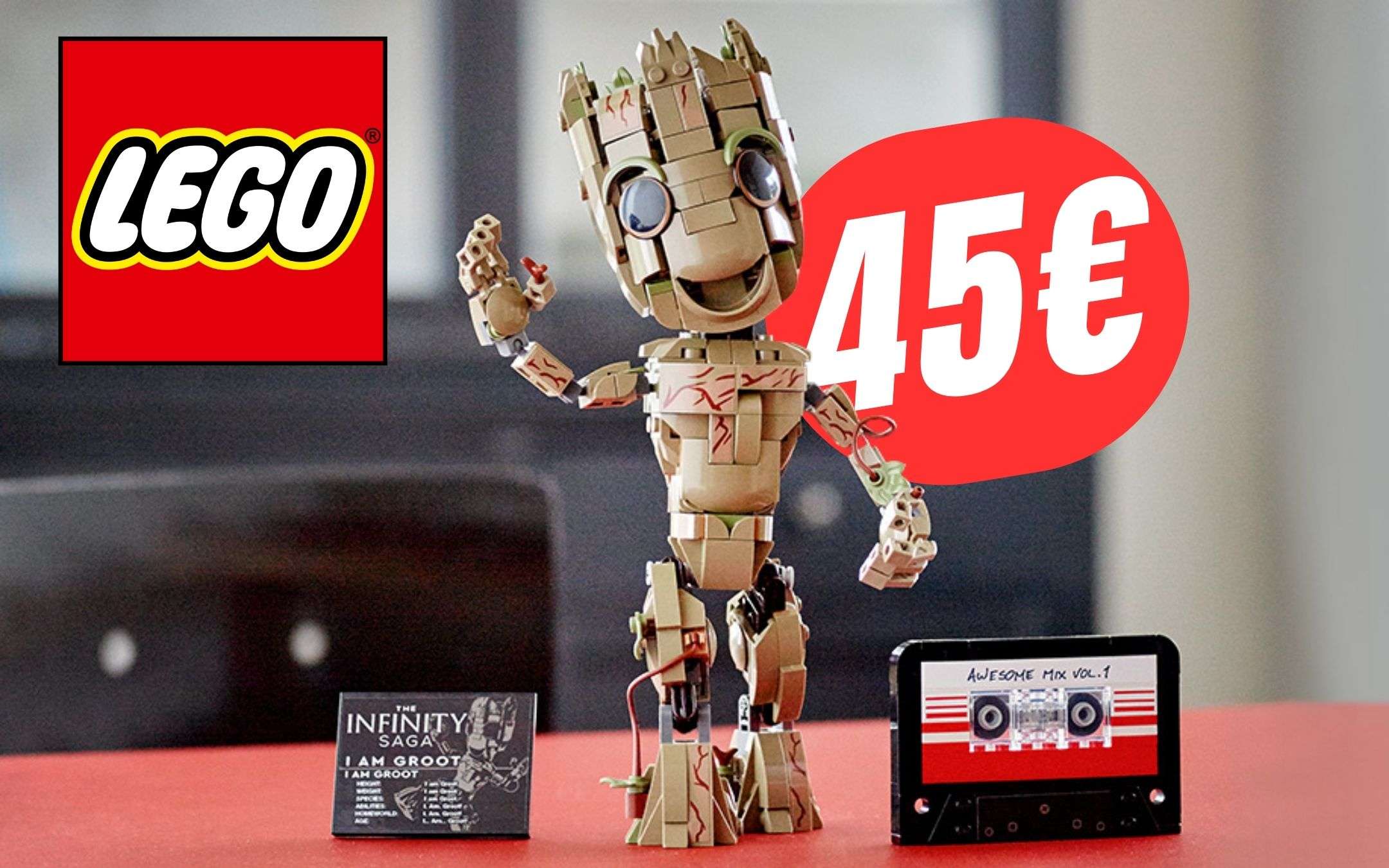 Il set LEGO di Groot crolla di prezzo grazie allo SCONTO