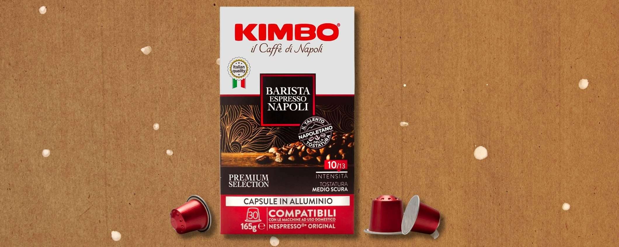 KIMBO barista, 30 capsule in alluminio per sistema Nespresso (-20%) KIMBO barista, 30 capsule in alluminio per sistema Nespresso (-20%)