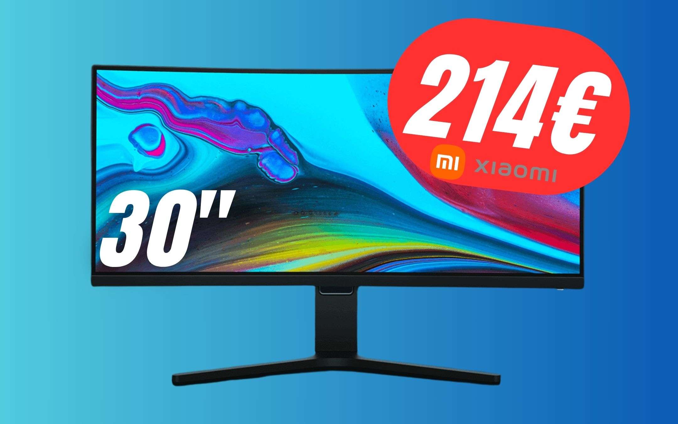 PREZZO FOLLE per il Monitor Curvo di Xiaomi da 30"!