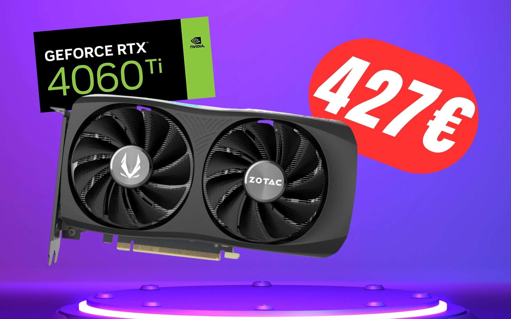 NVIDIA GeForce RTX 4060 Ti è in SCONTO su Amazon!