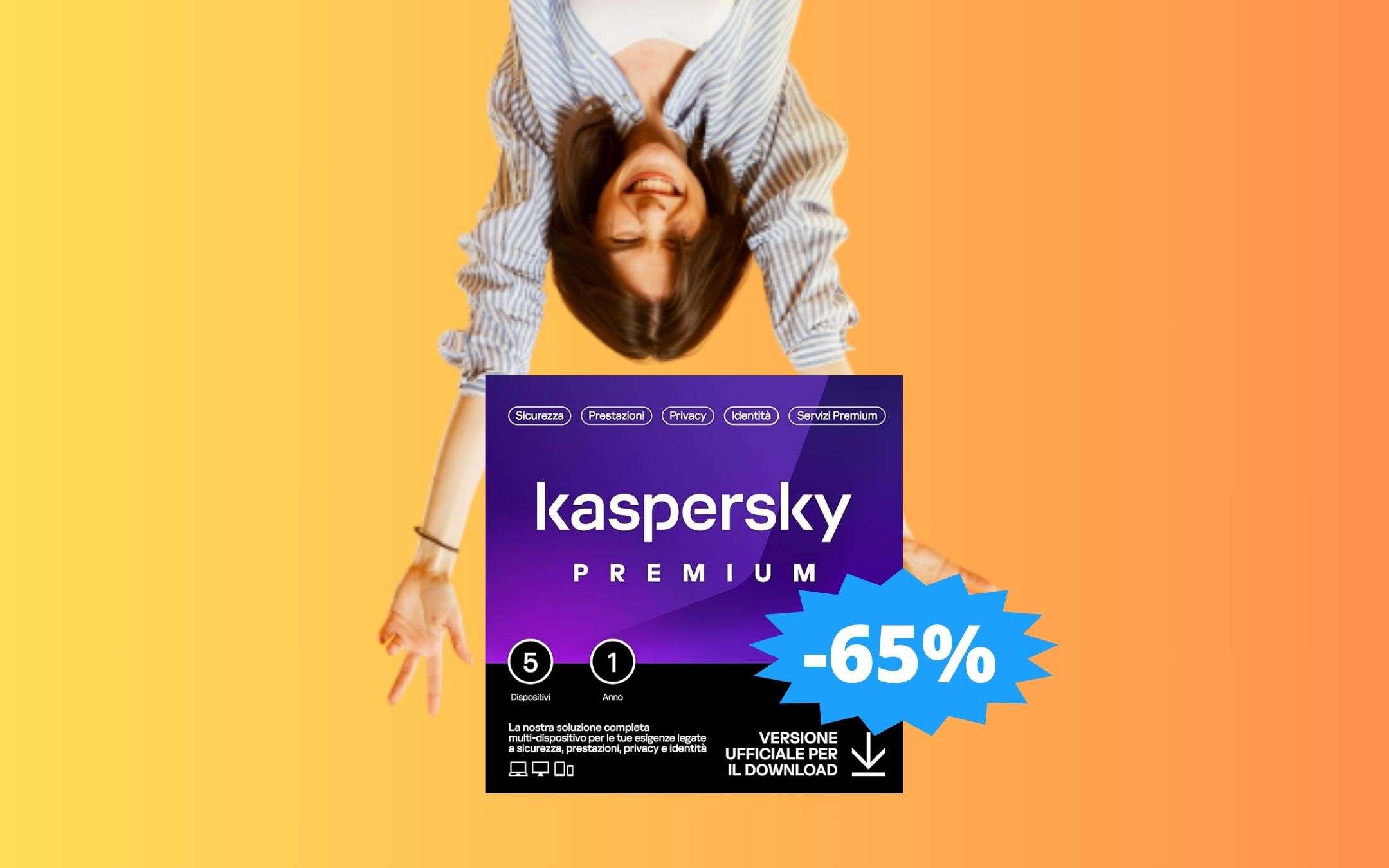 Kaspersky Premium Total Security 2024: prezzo BOMBA su Amazon