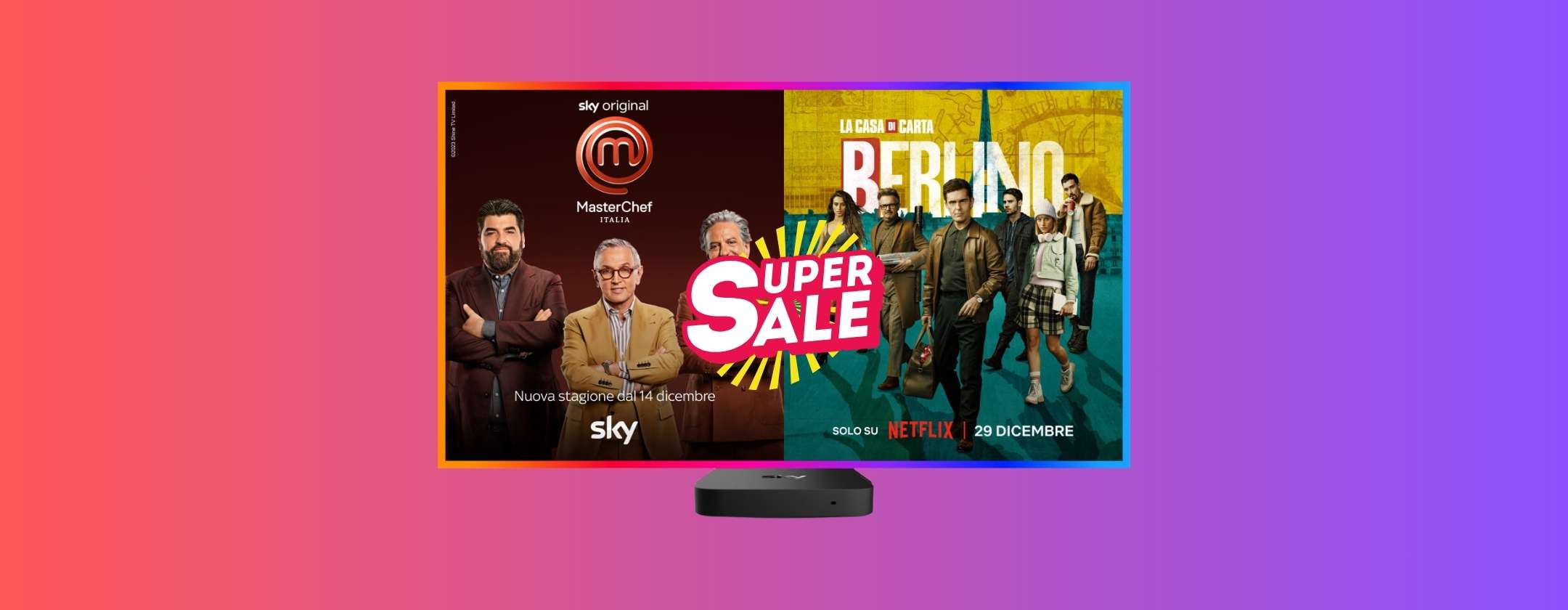 Sky TV + Netflix in REGALO con questa PROMO ALLUCINANTE