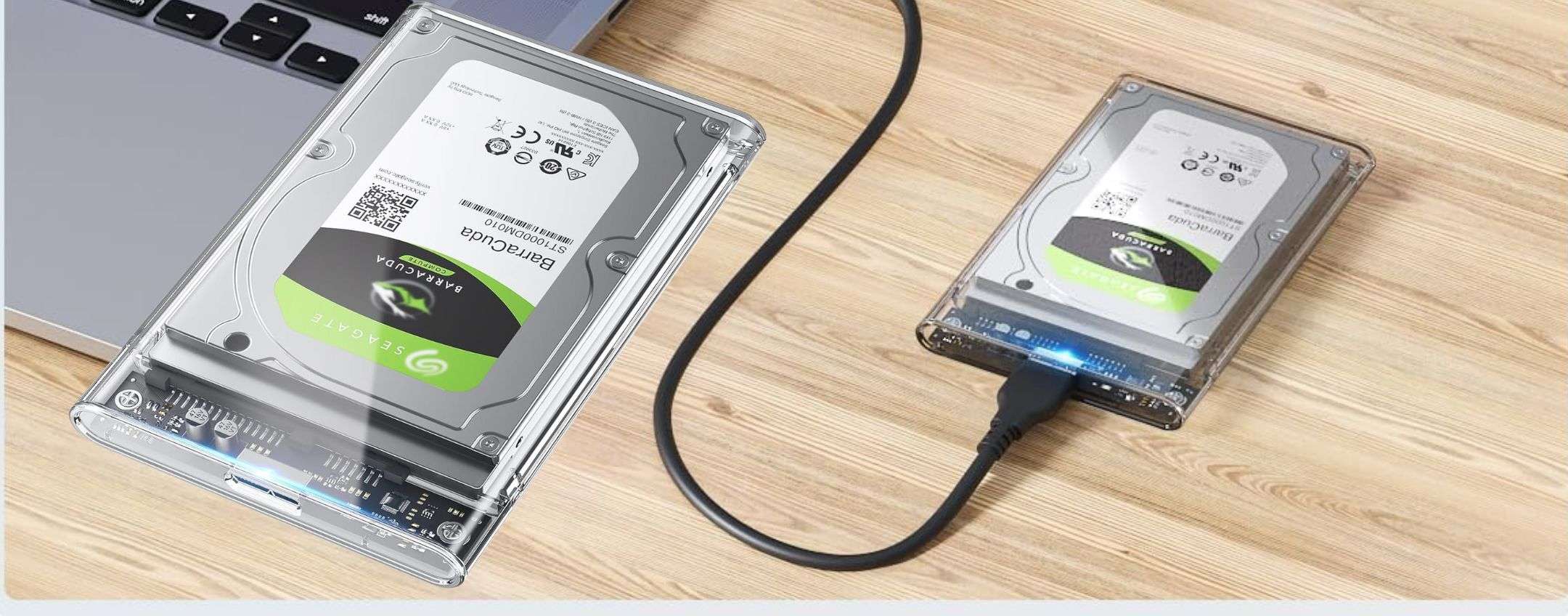 Vecchio hard disk a NUOVA VITA con 8,99€: genialata da avere (Amazon)