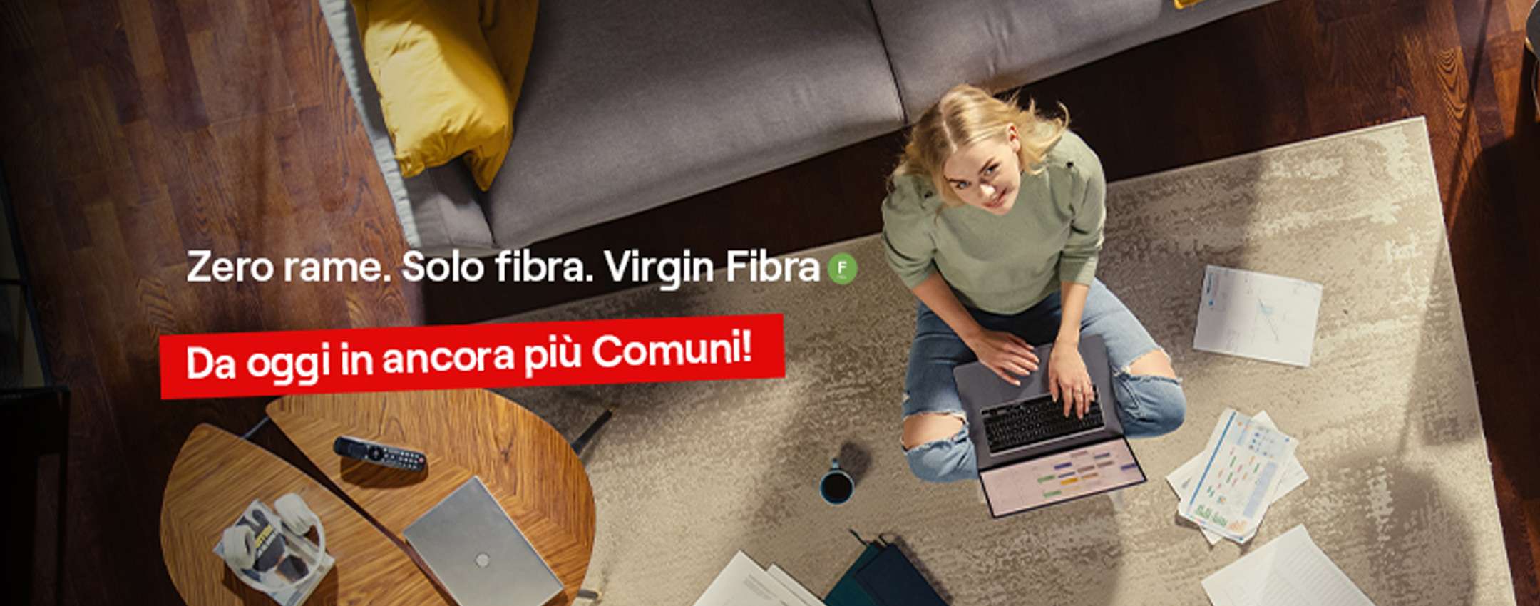 Virgin Fibra, nuova promo: fibra FTTH da 26,49 euro al mese PER SEMPRE