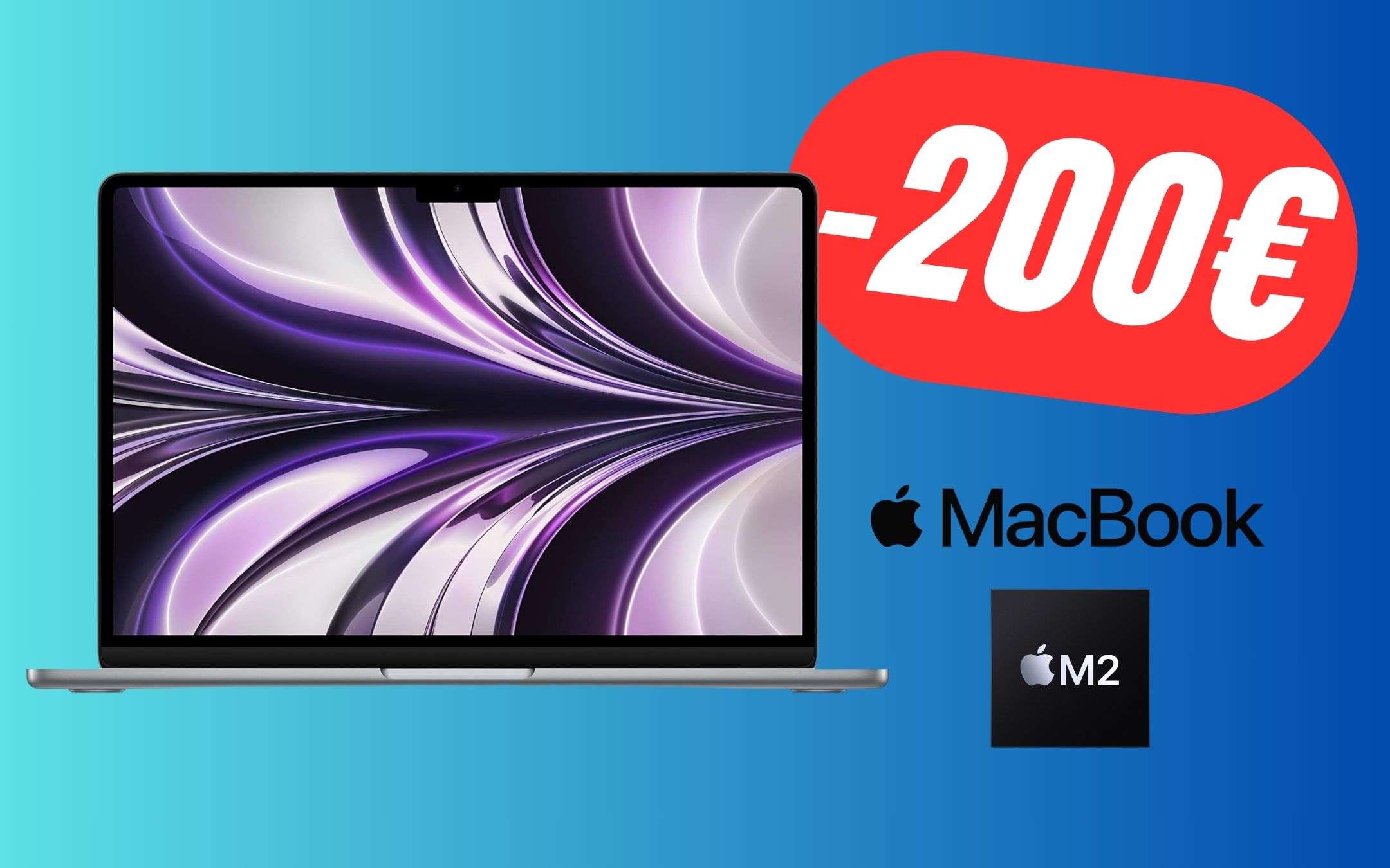 Apple MacBook Air con chip M2 è in SCONTO su Amazon!