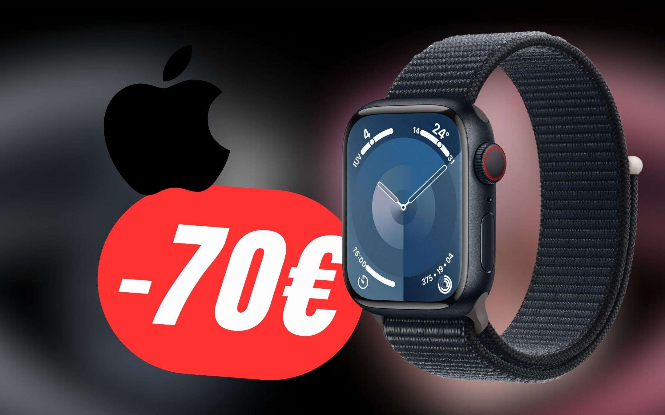 Risparmia 70€ sull'ottimo Apple Watch Series 9!