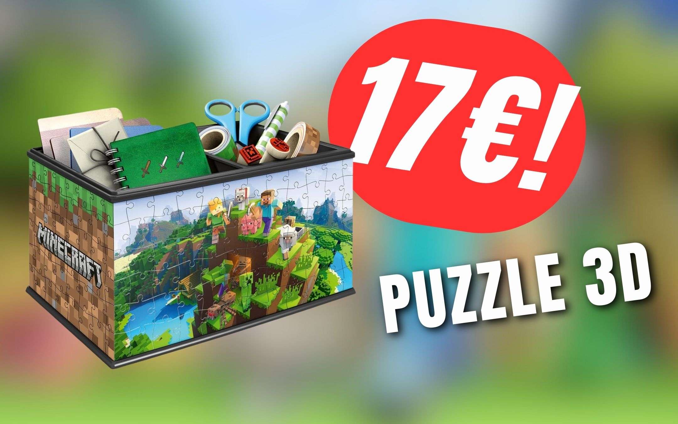 Il Puzze di Minecraft il 3D a questo prezzo è REGALATO!