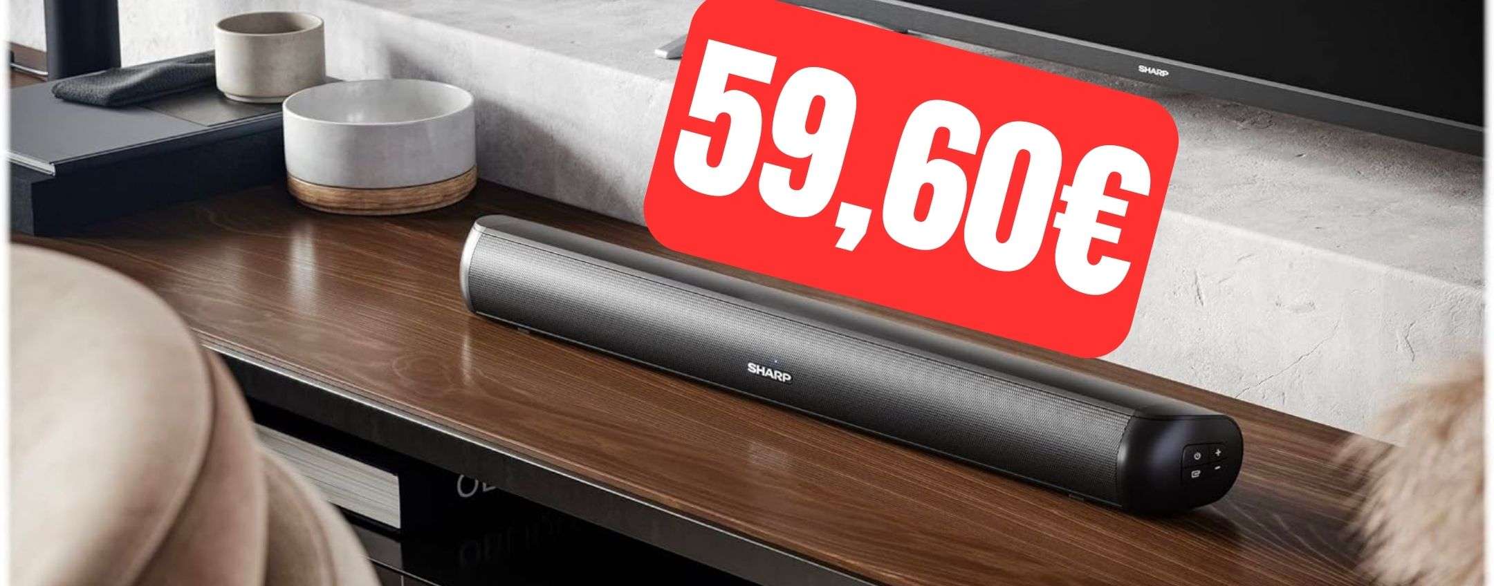 Soundbar Sharp: compatta, ma POTENTE e ad un super prezzo