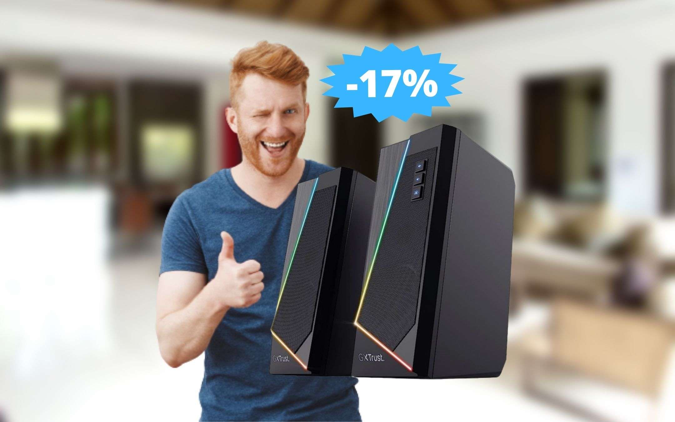 Casse PC Trust Gaming GXT: offerta ESCLUSIVA su Amazon