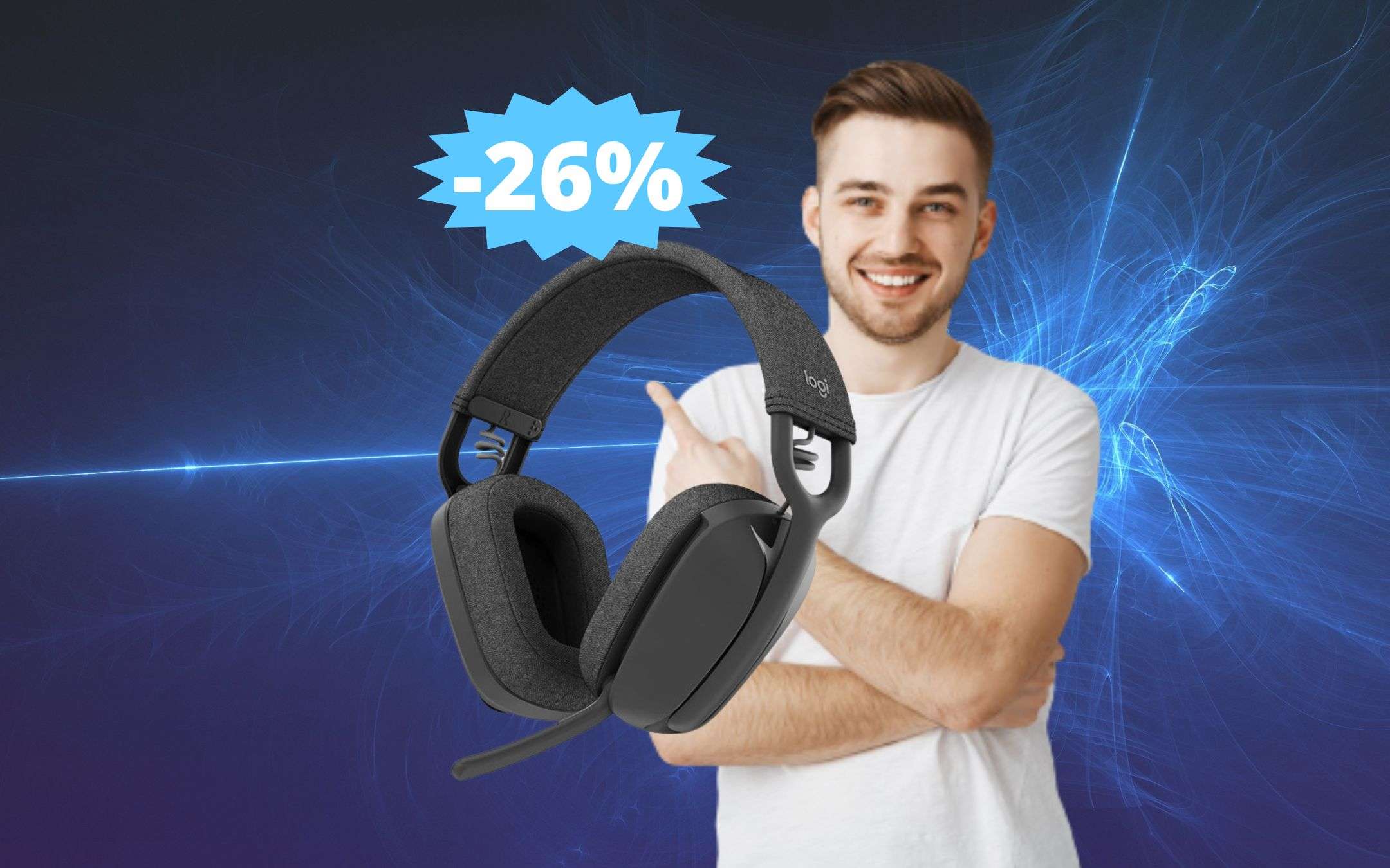 Logitech Zone Vibe 100: belle, potenti e in MEGA sconto