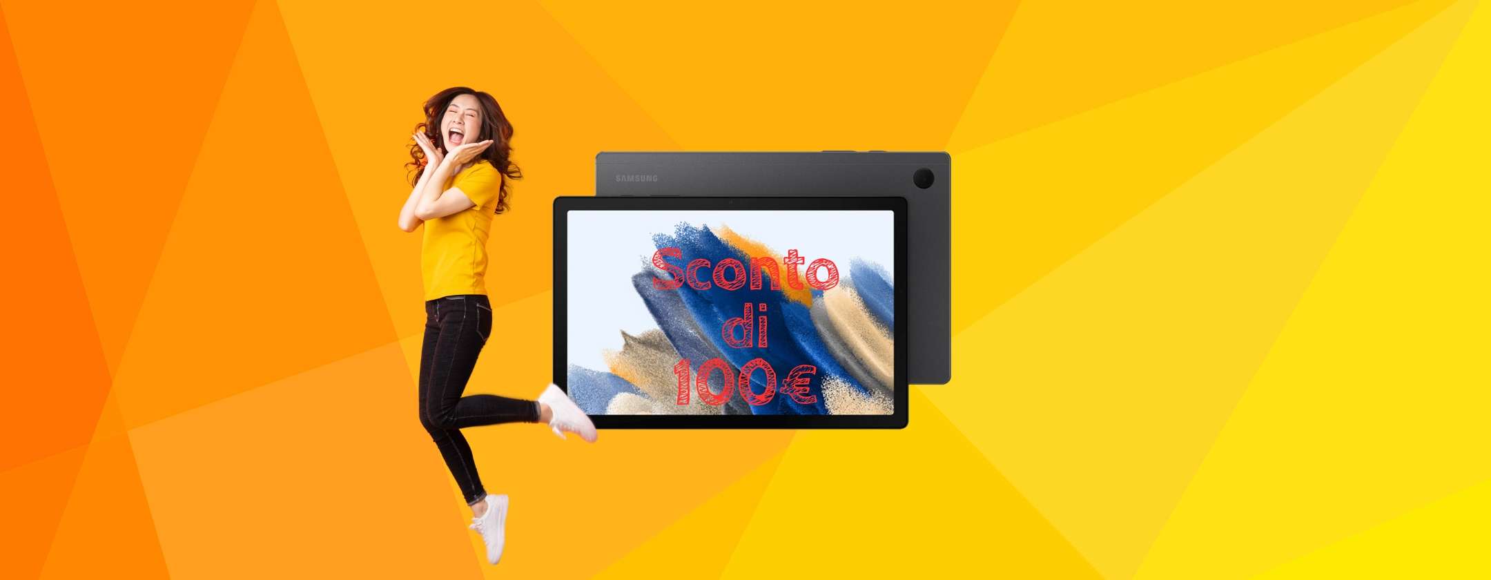 Samsung Galaxy Tab A8: tablet per tutti oggi con 100€ in meno
