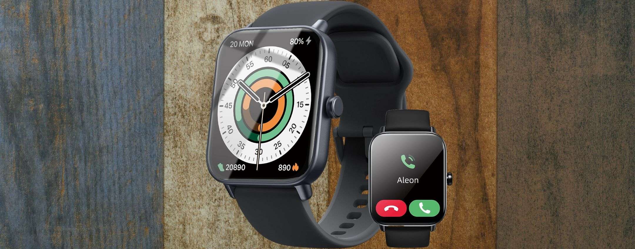 Smartwatch TOP a 19€ su Amazon: salute, 100 sport e chiamate dal polso