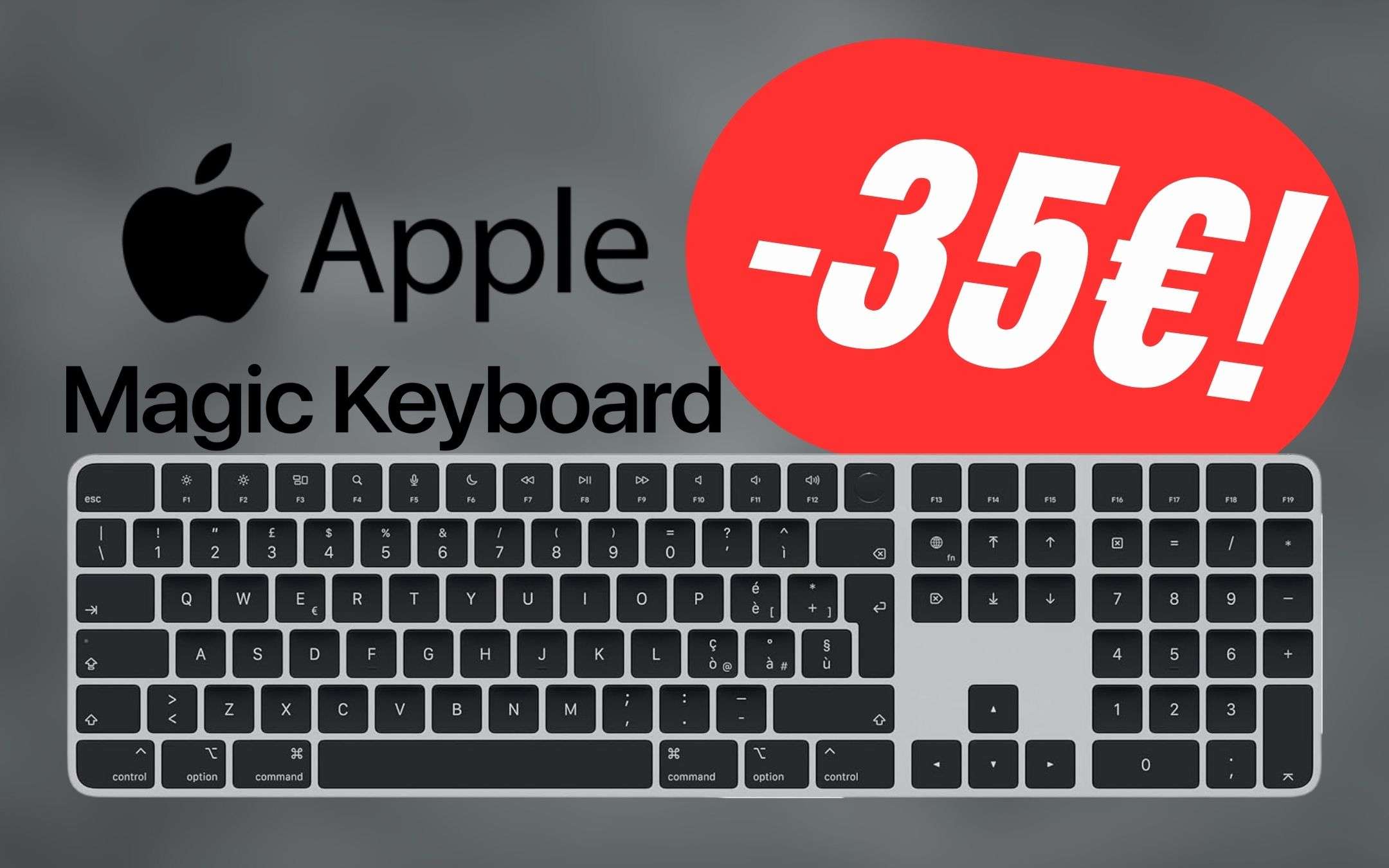 Apple Magic Keyboard con Touch ID costa 35€ in meno con quest'OFFERTA