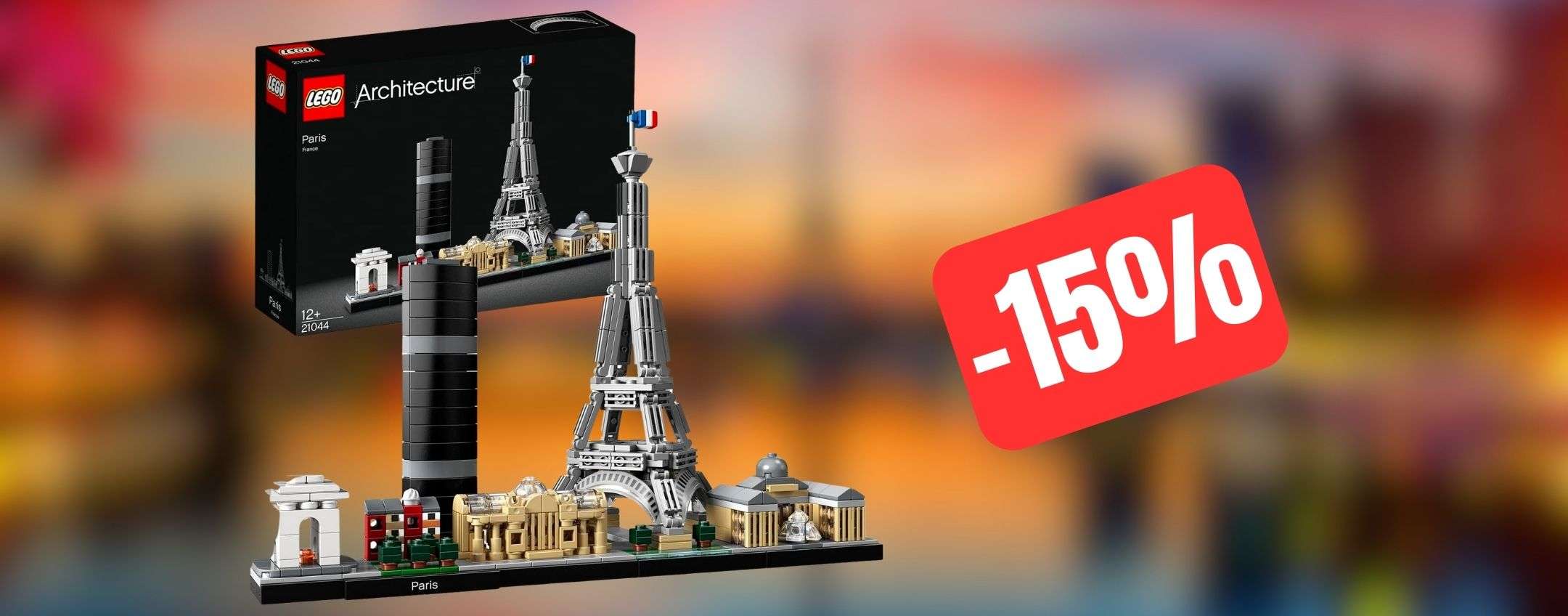 Porta i monumenti di Parigi a casa tua con questo set LEGO in sconto