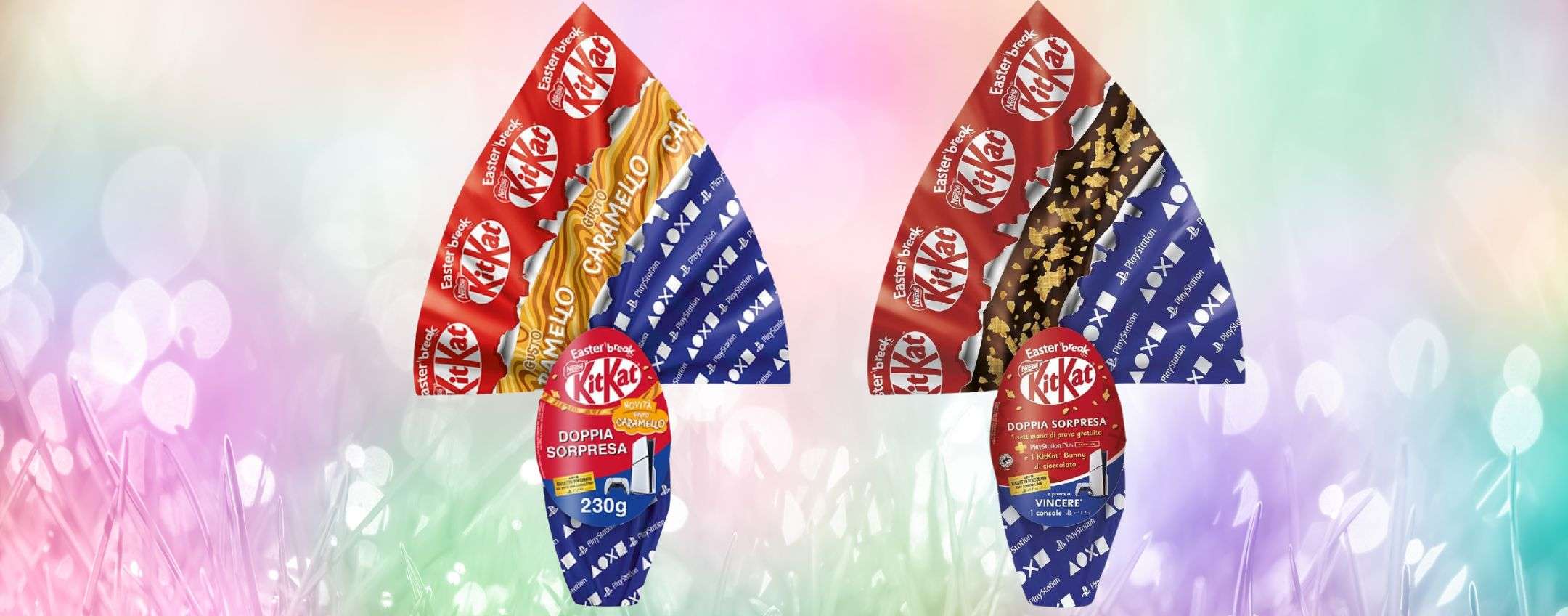 Arrivano le uova di pasqua PlayStation KitKat: e puoi vincere una PS5 Slim
