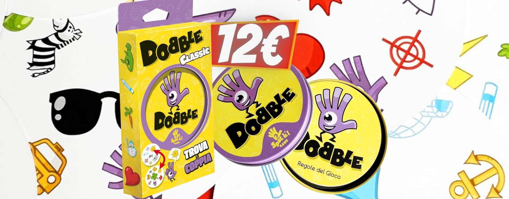 Dobble: il divertentissimo gioco da tavolo nella versione mini a soli 12€