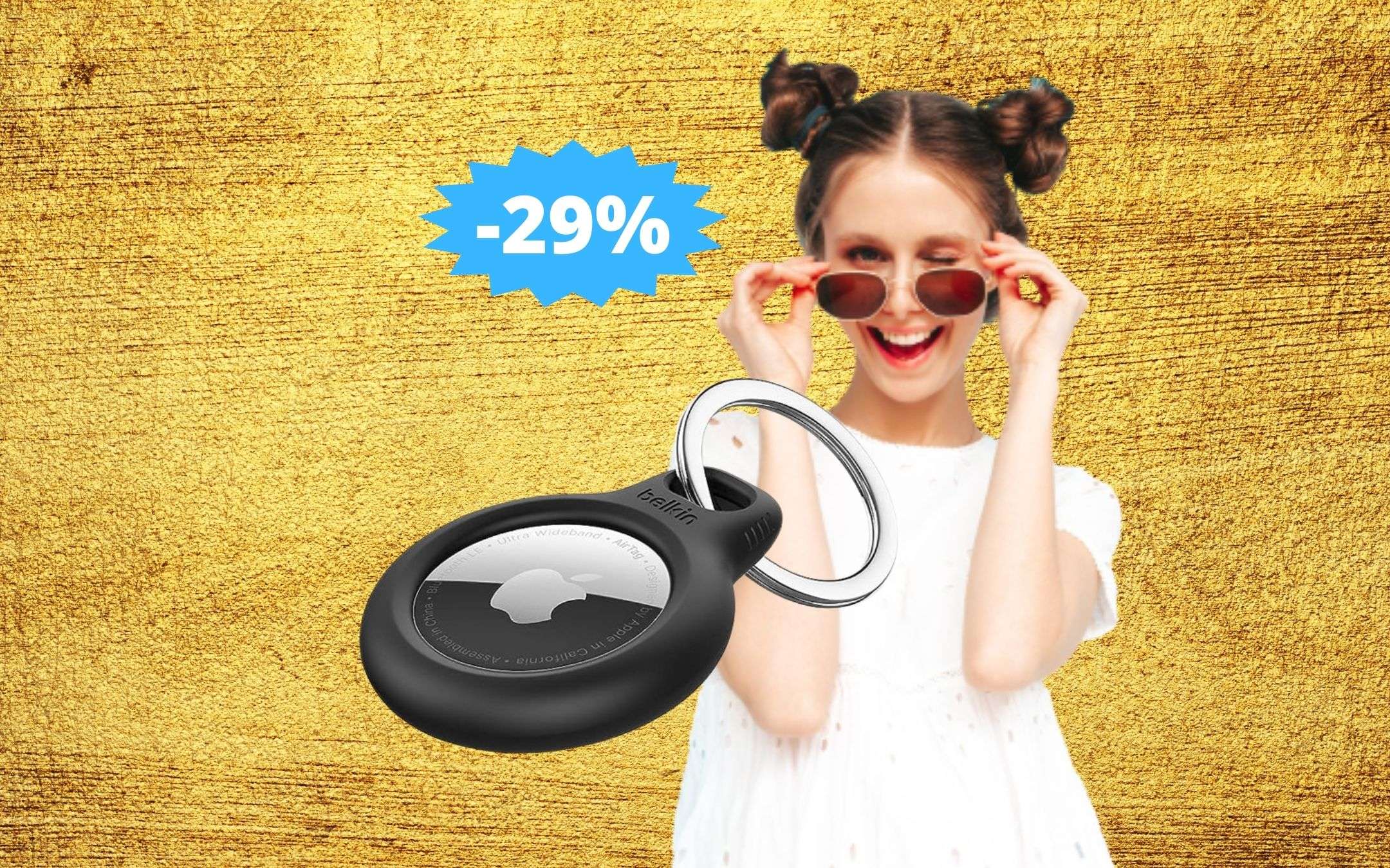 Belkin Secure Holder per AirTag: MEGA sconto del 29% su Amazon