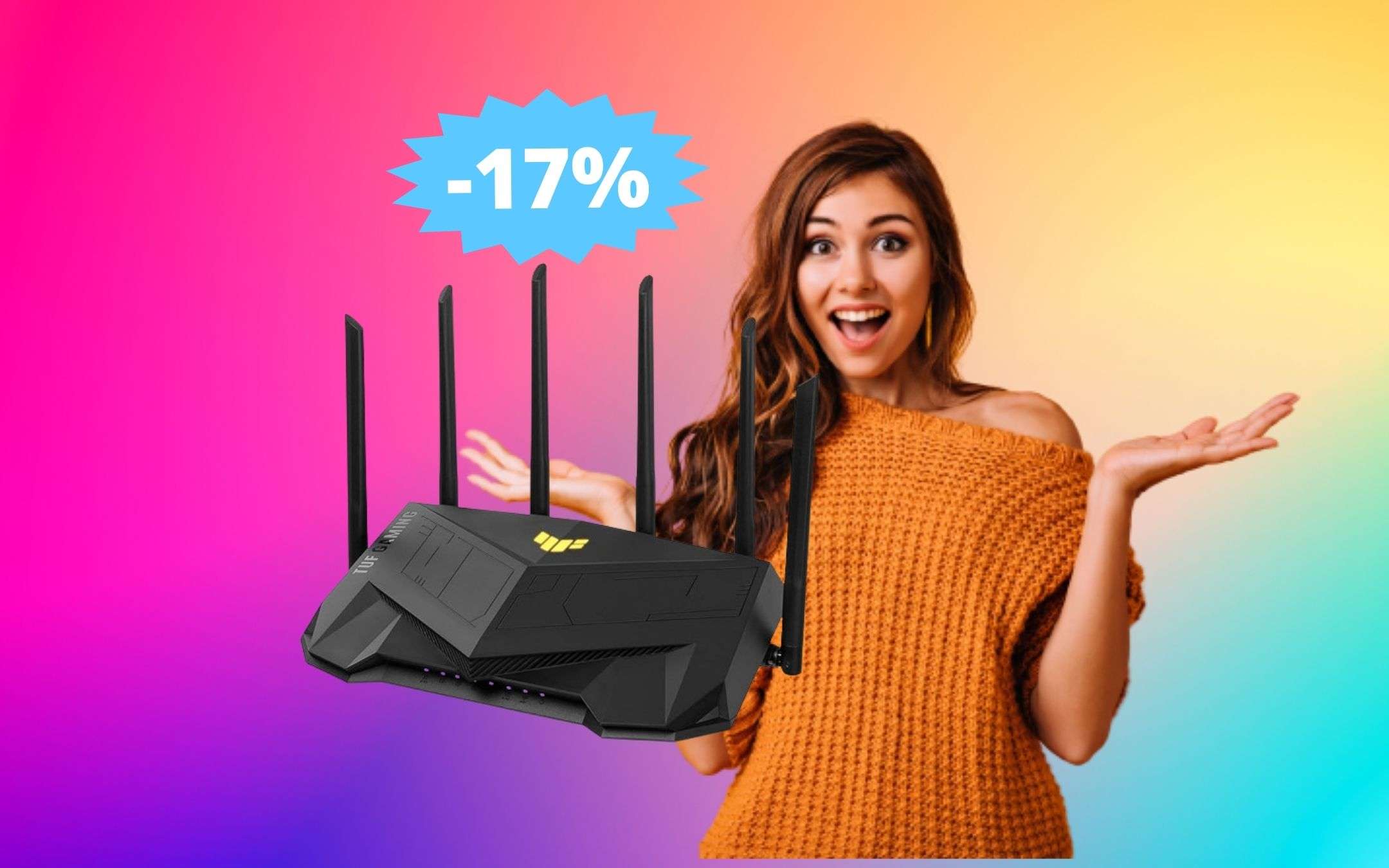 Modem ASUS TUF-AX6000: per chi cerca il meglio (-17%)