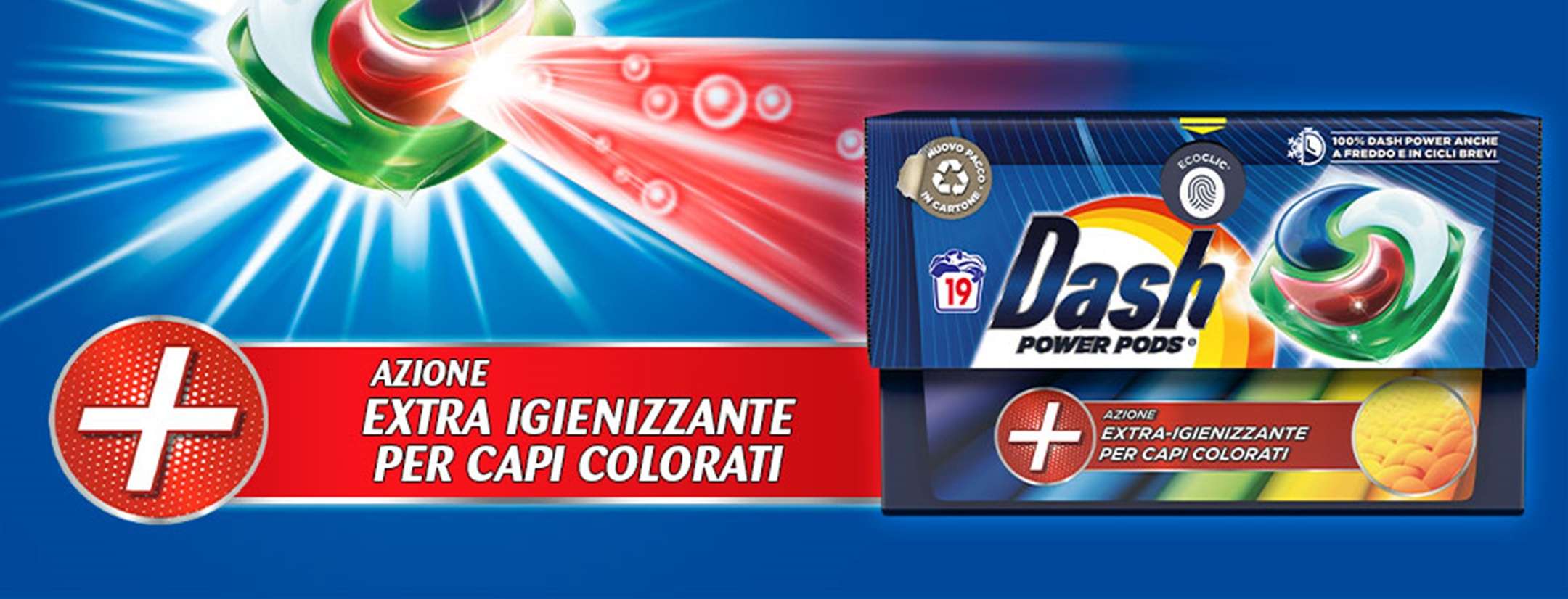 Pastiglie per lavatrice Dash Pods per capi colorati: 46 a soli 17€ su ...