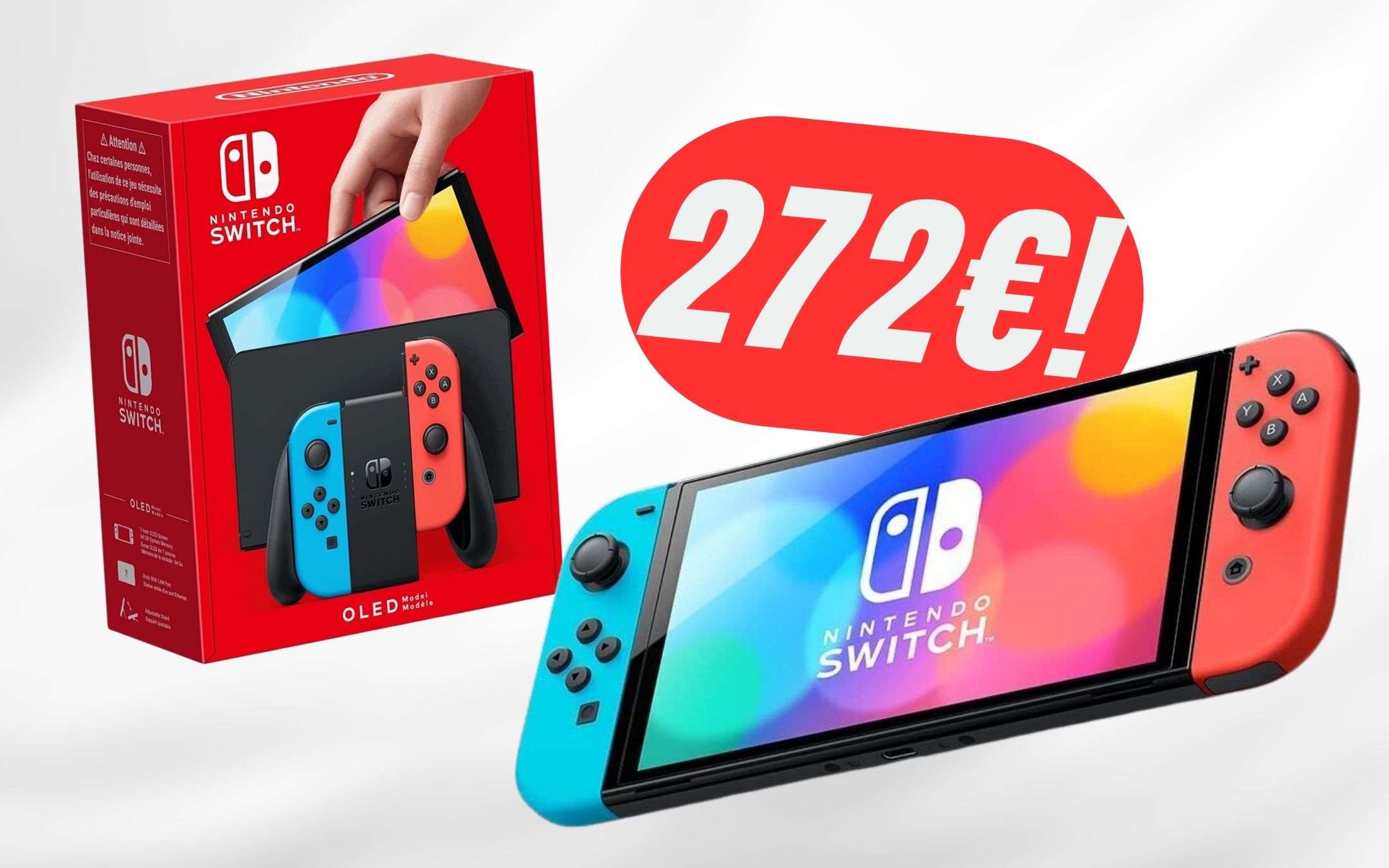 Nintendo Switch OLED costa solo 272€ con il COUPON esclusivo!