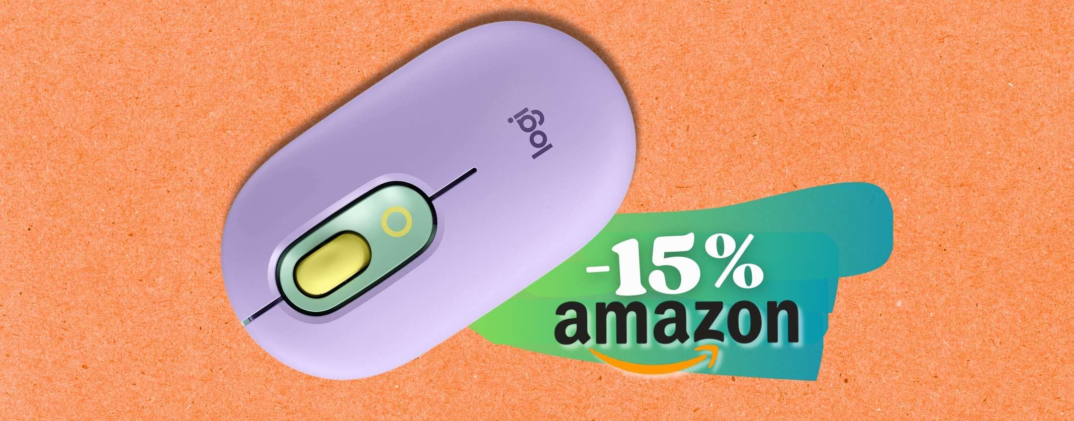 Logitech POP con pulsante personalizzabile e prezzo PAZZO, -15% adesso