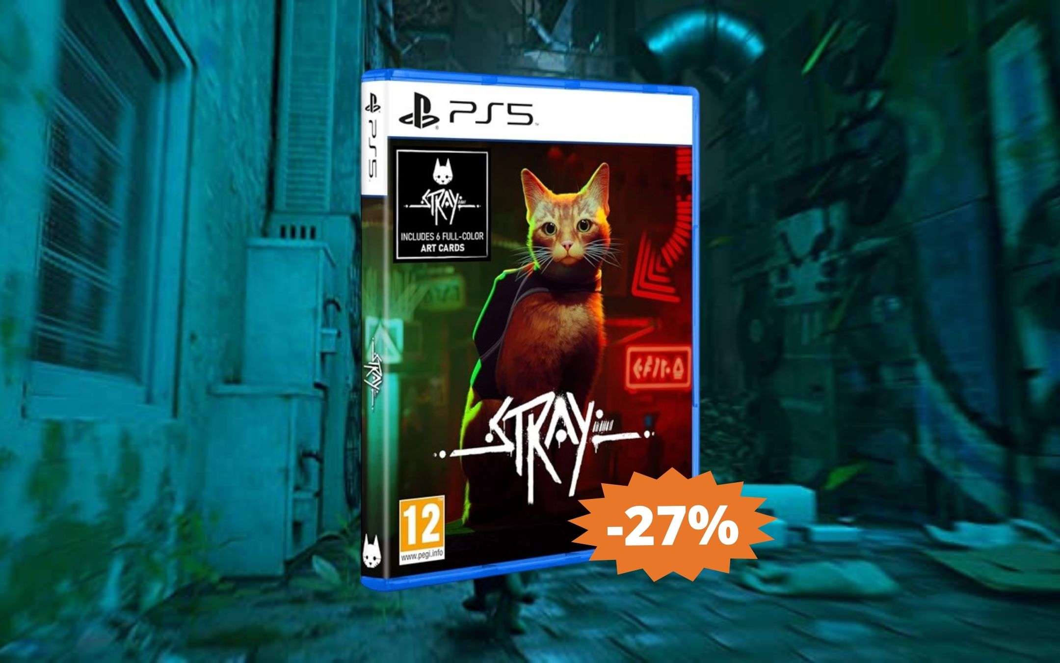 STRAY per PS5: un'avventura felina da non perdere (-27%)