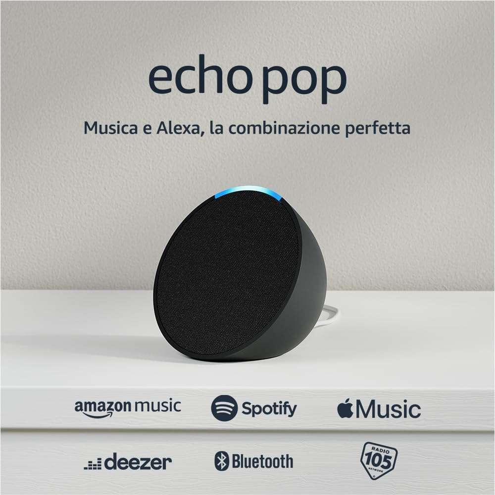 Amazon Echo Pop in offerta: il più giocoso degli speaker con Alexa