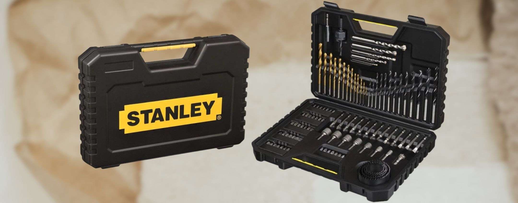 Stanley PROMO SHOCK: set 100 in 1 a prezzo ridicolo su Amazon (23€)