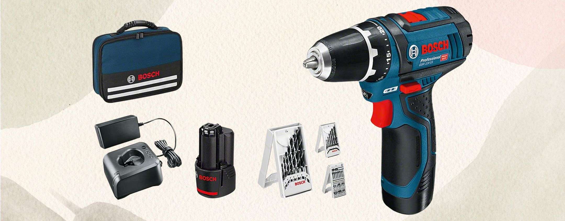 Trapano Bosch Professional: Amazon ti REGALA 39 accessori e un maxi ...