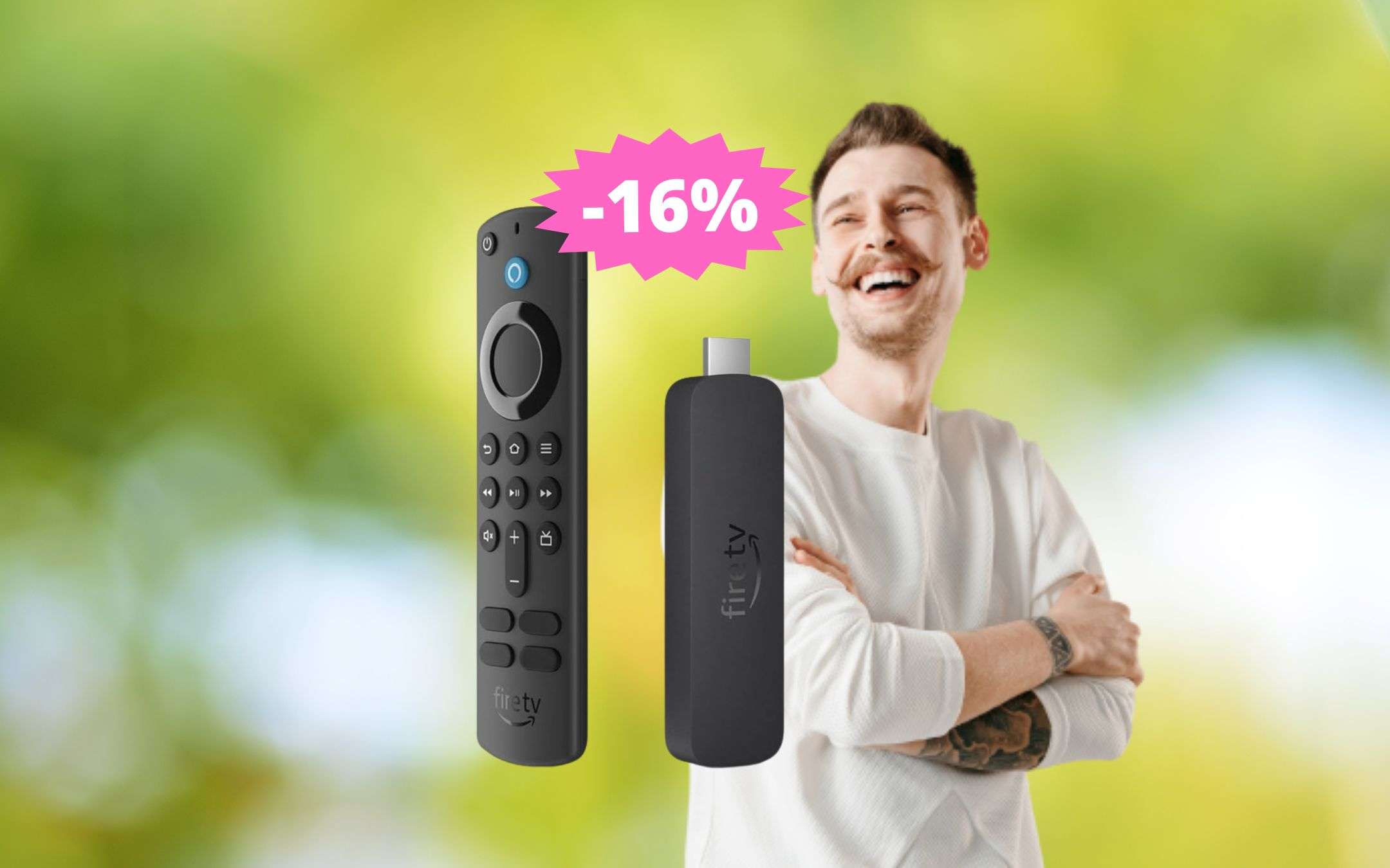 Amazon Fire TV Stick 4K: il cinema in UHD a casa tua (-16%)