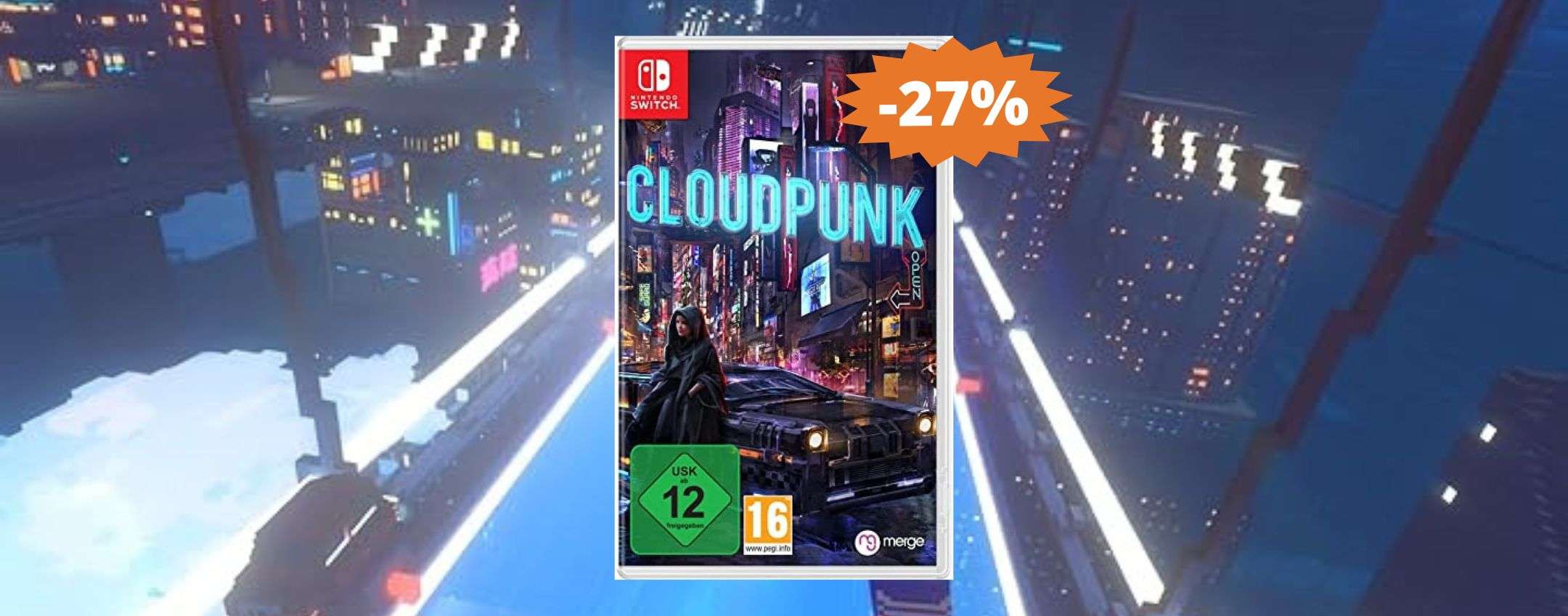 Cloudpunk per Nintendo Switch: un'avventura FUTURISTICA