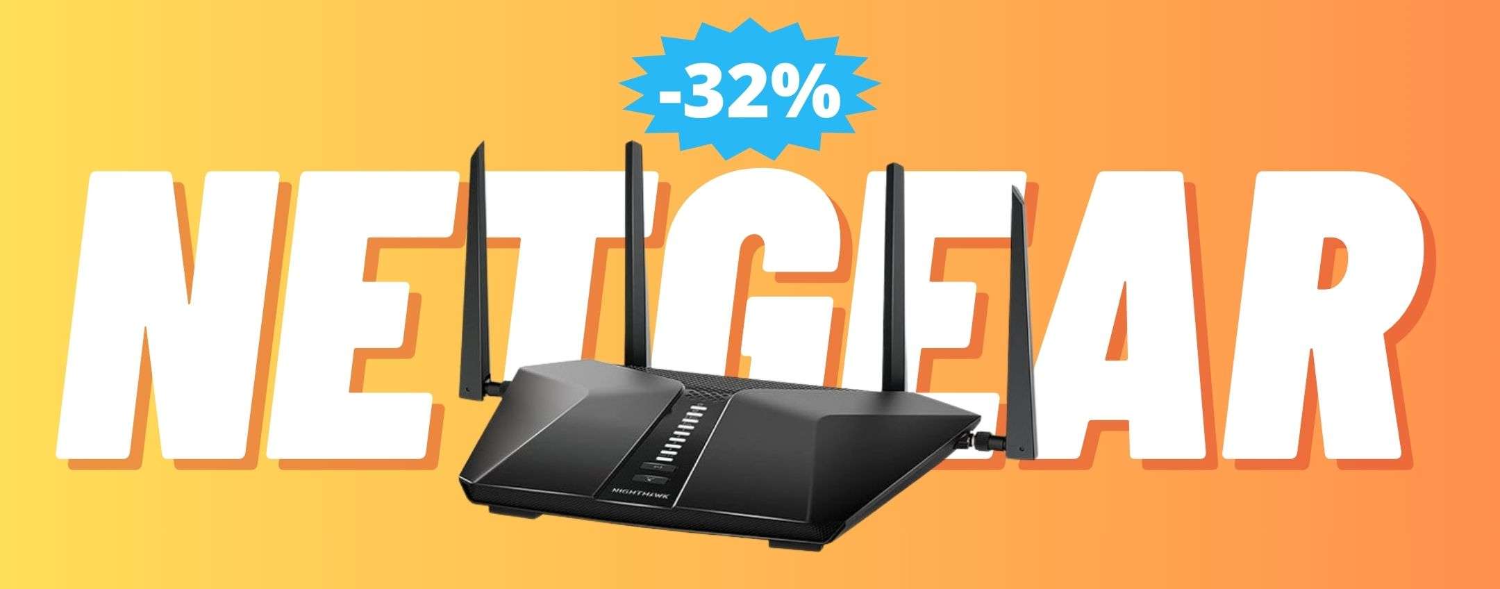 NETGEAR Nighthawk AX6 RAX50: un AFFARE da non perdere (-32%)