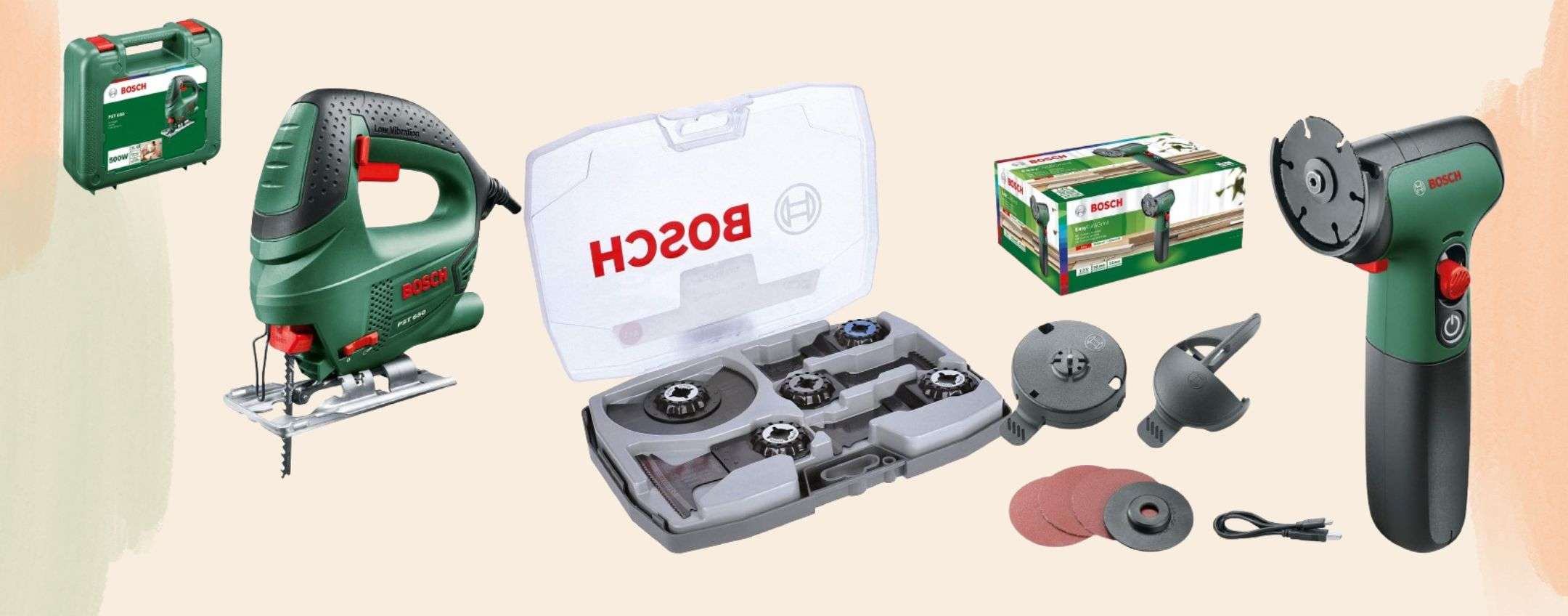 Bosch prezzi da VERO OUTLET su Amazon: occasioni WOW da 17€ (fino a -61%)