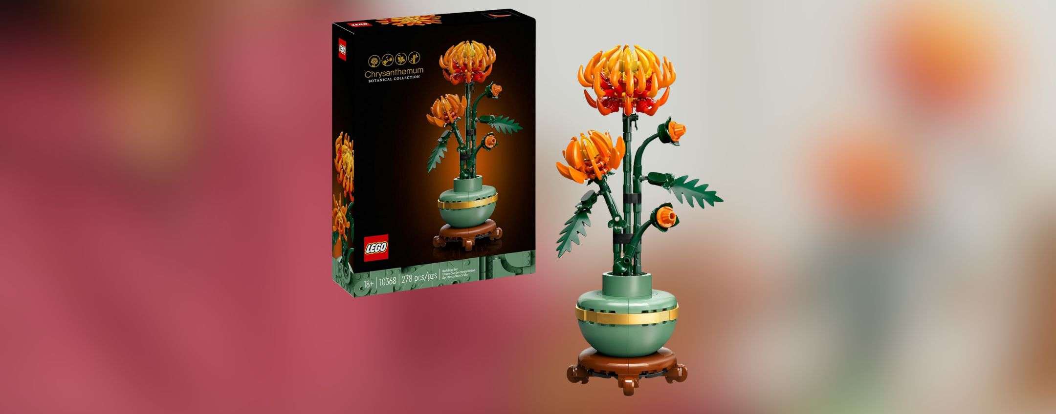 Il nuovo bellissimo set LEGO Crisantemo è su Amazon al miglior prezzo ...