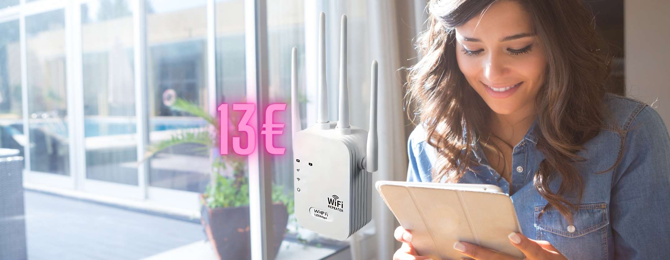 WiFi Extender 4 antenne in super OFFERTA a soli 13€ su TEMU