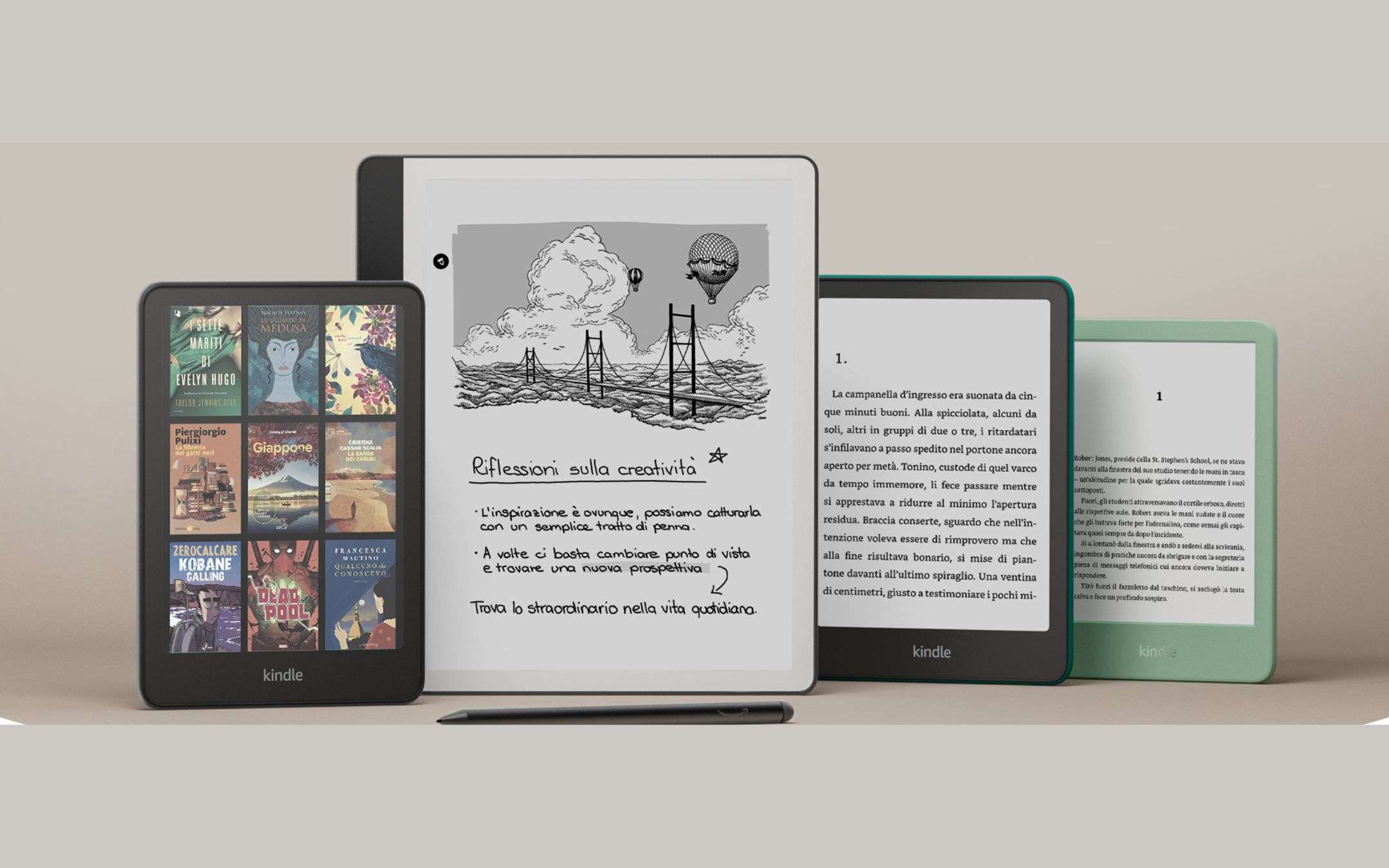 Nuovi Kindle ufficiali: c'è il primo modello a colori e quello super ...