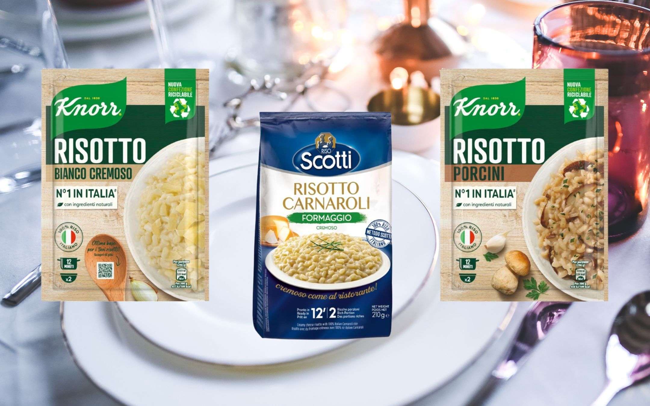 Risotti da 1,19€ a 1,80€ su Amazon: solo Knorr e Scotti, pronti velocemente