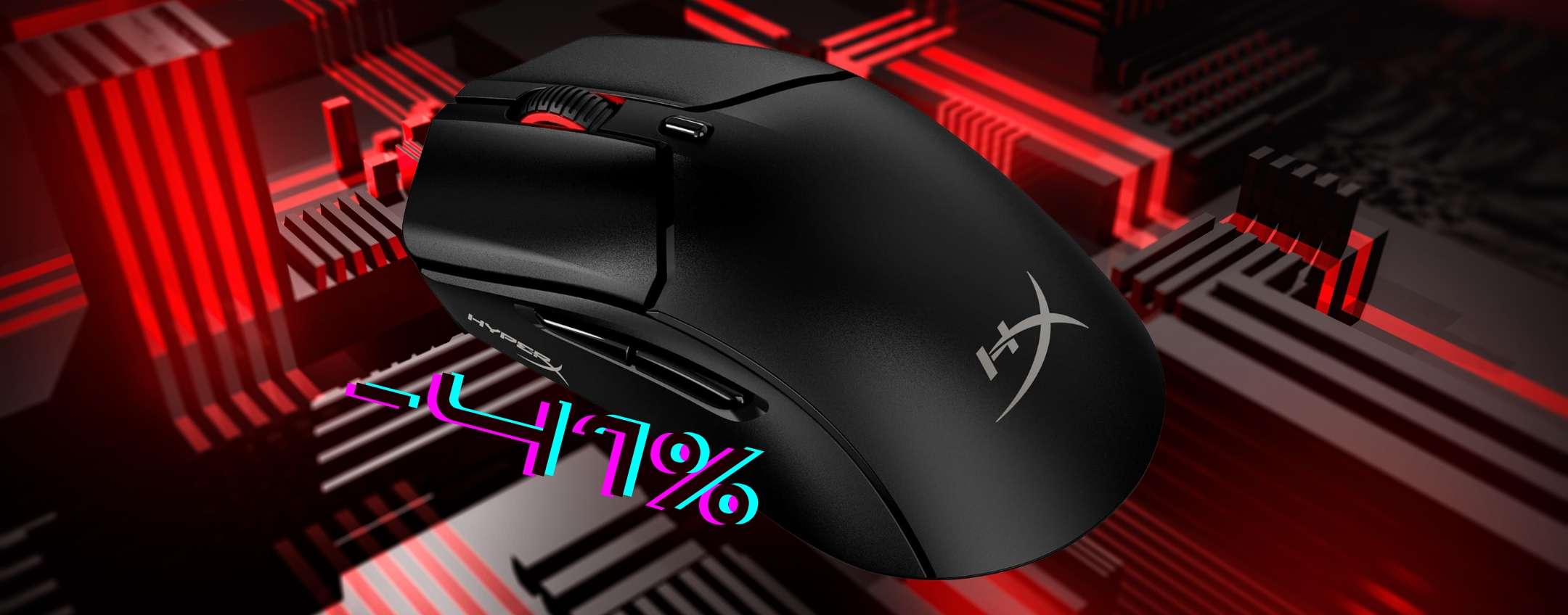 HyperX Pulsefire Haste: mouse gaming super preciso con autonomia da 100h