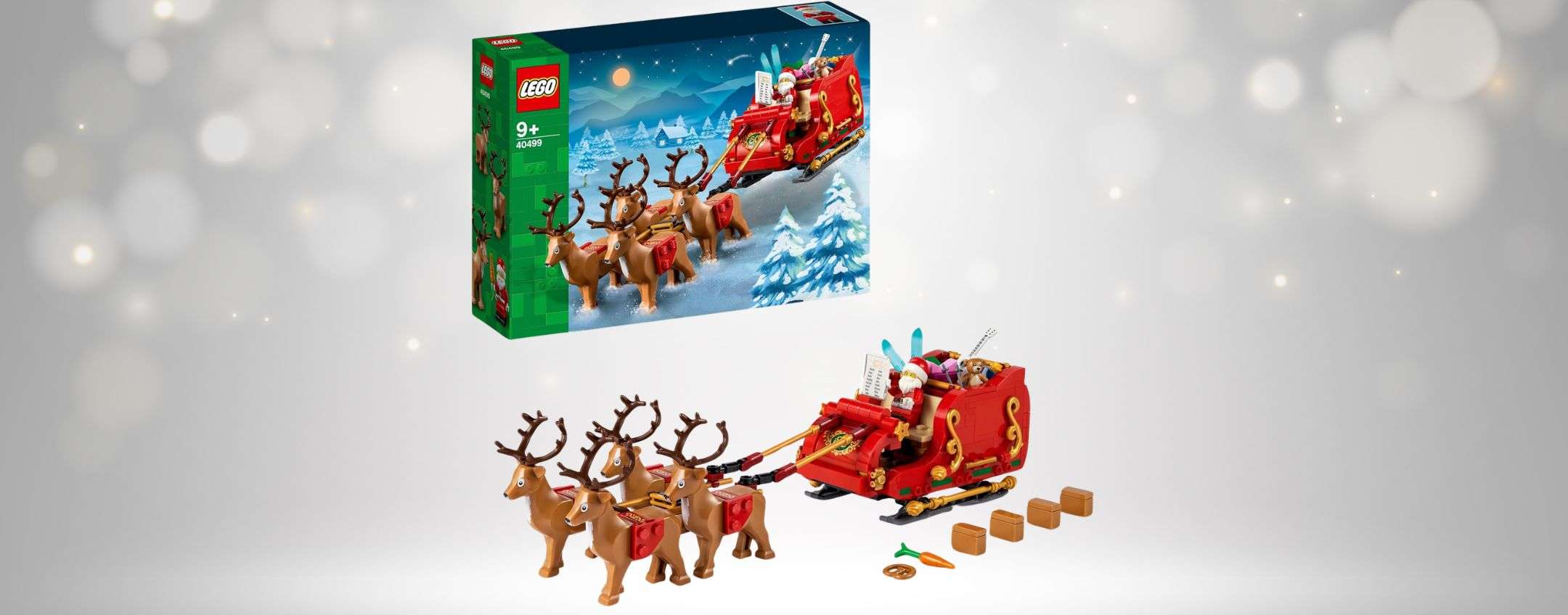 Il set LEGO Slitta di Babbo Natale torna su Amazon ed è anche in ...