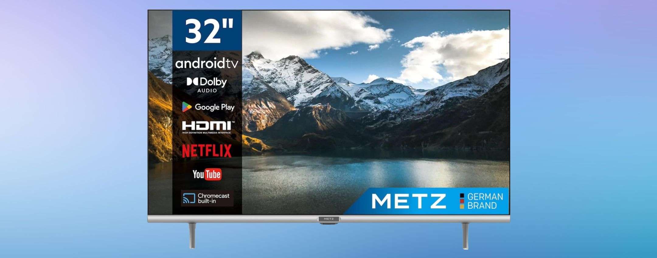 Smart TV Metz 32" in ottimo sconto su Amazon: perfetta per camera da ...