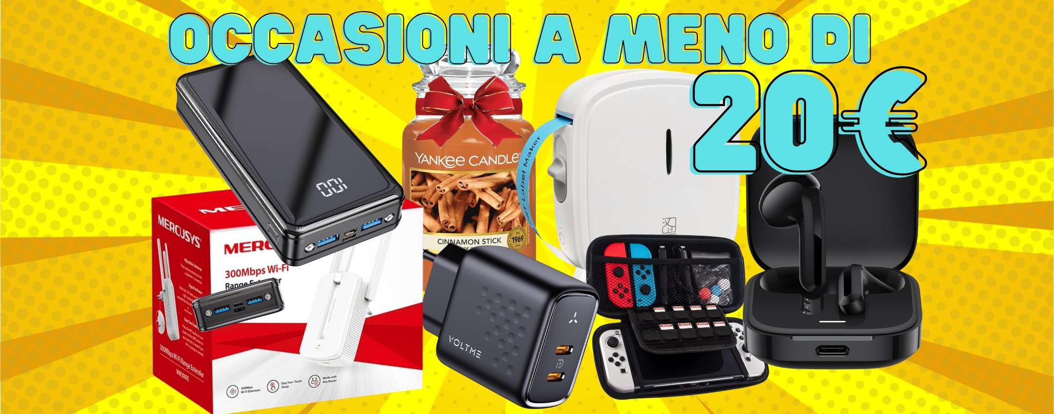 Tutto fino a 20€ su Amazon: ecco le occasioni migliori di oggi