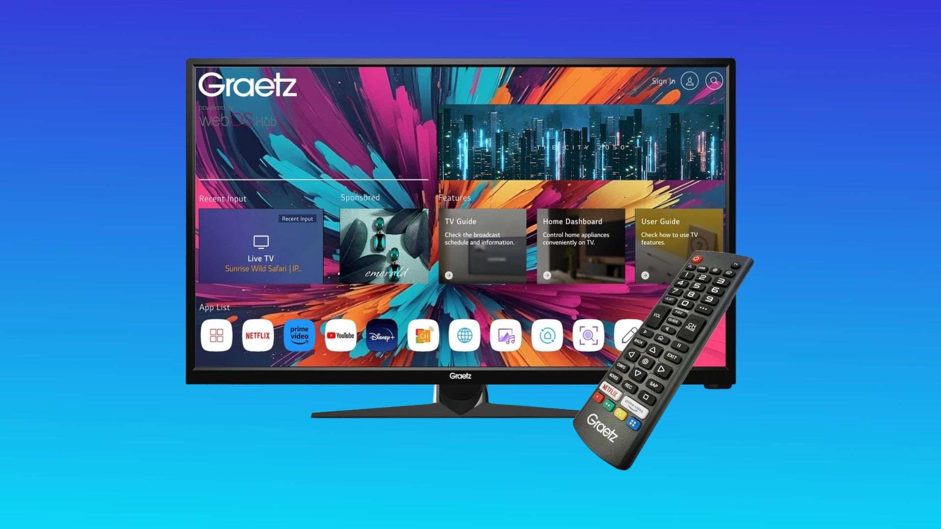Smart TV GRAETZ 32" in offerta a solo 151€: la migliore sotto i 200€
