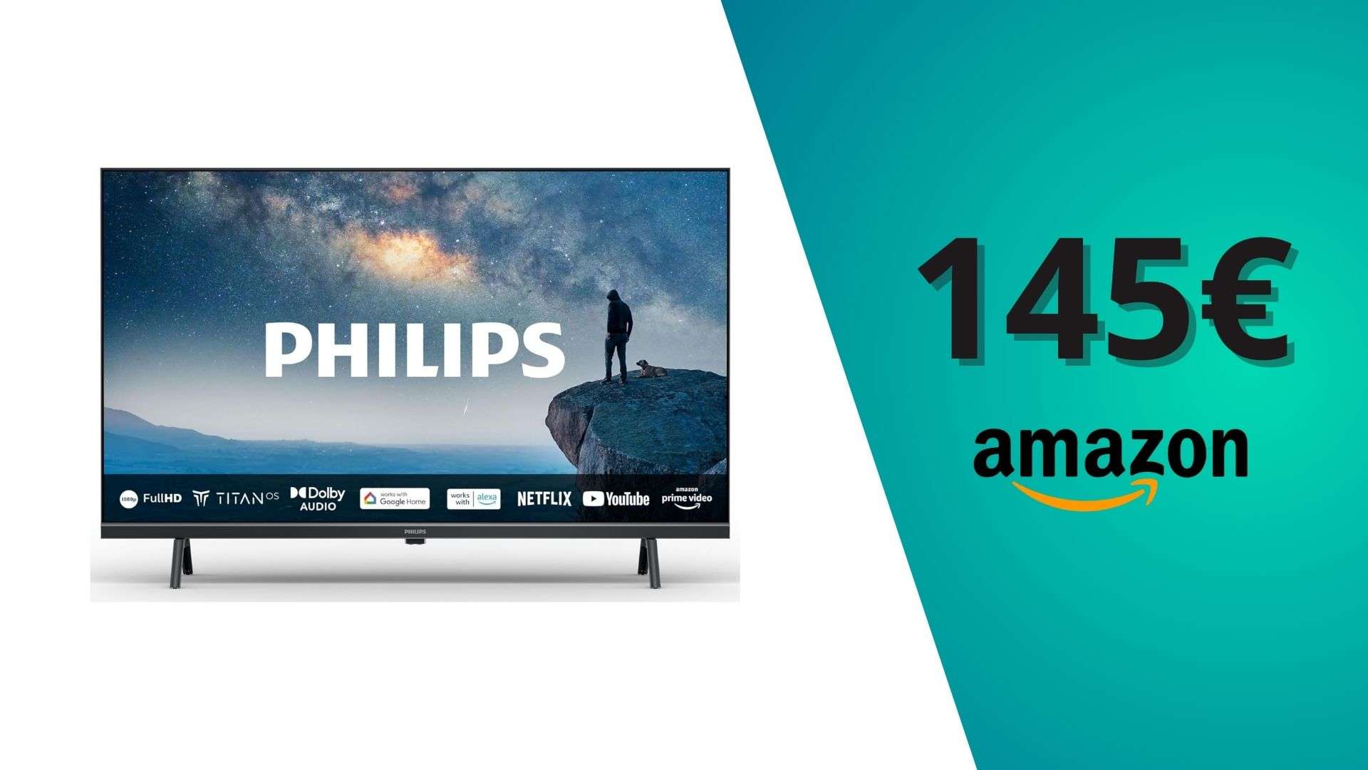 Smart TV Philips HD LED a soli 145,08€: il televisore economico da ...