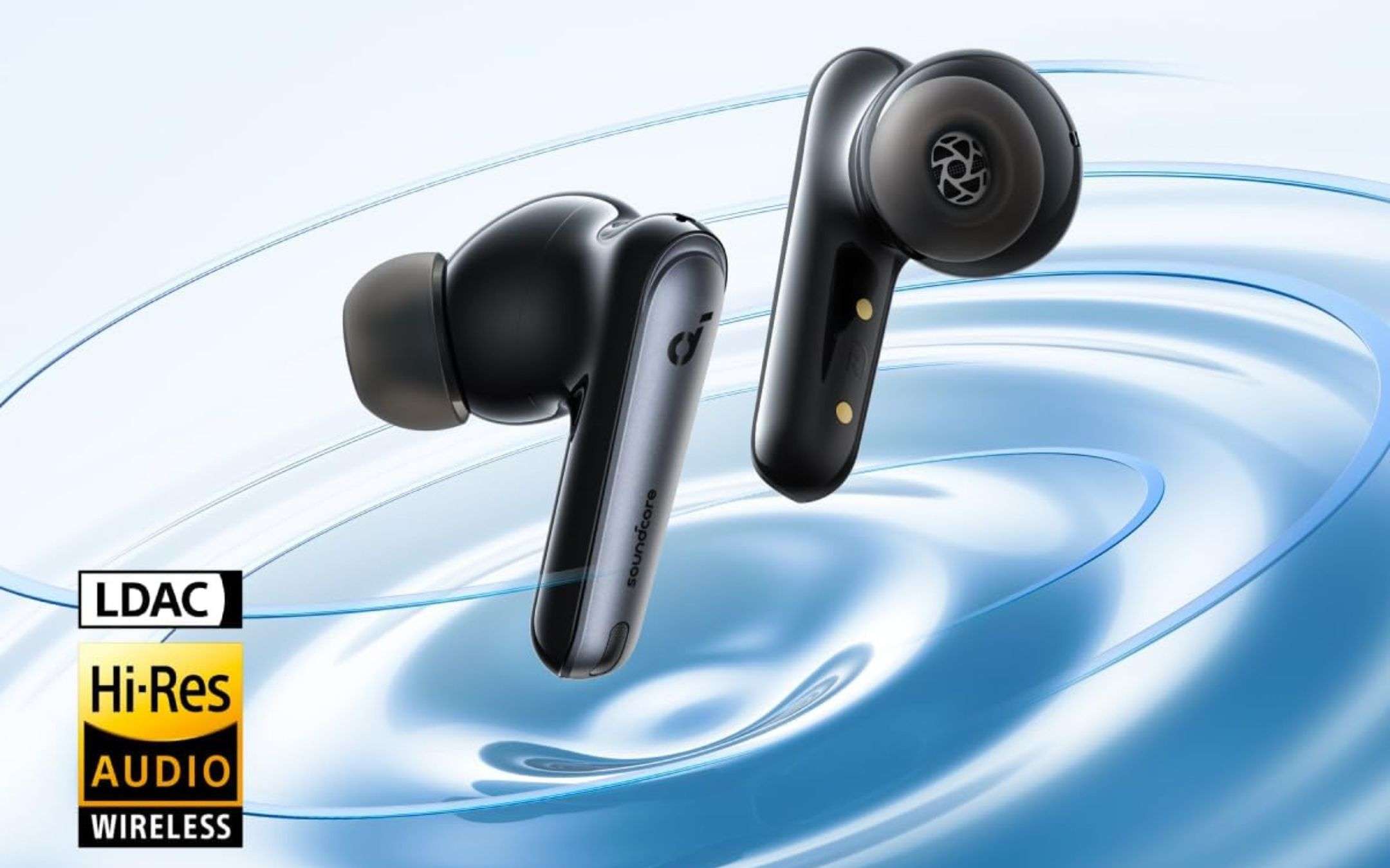 Offerta LAMPO su Amazon per le cuffie Soundcore Liberty 4 NC con Hi-Res ...